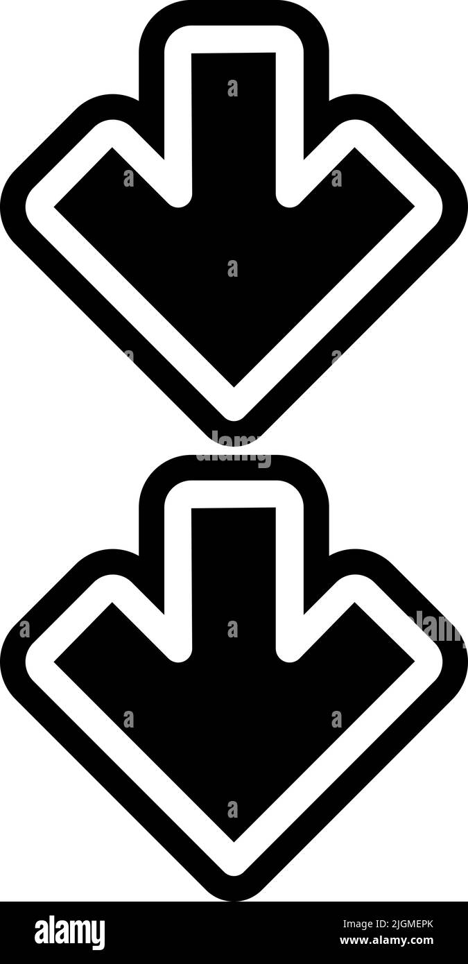 Arrow double arrows icon Stock Vector Image & Art - Alamy