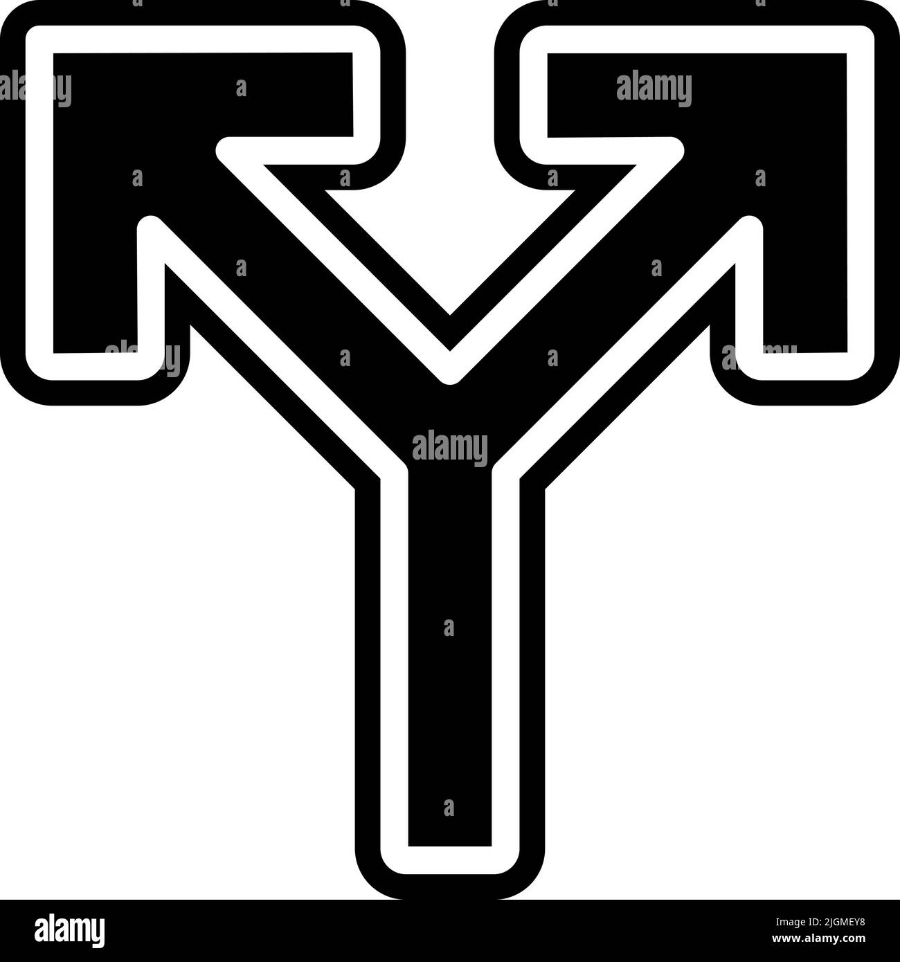 Double ways Stock Vector Images - Alamy