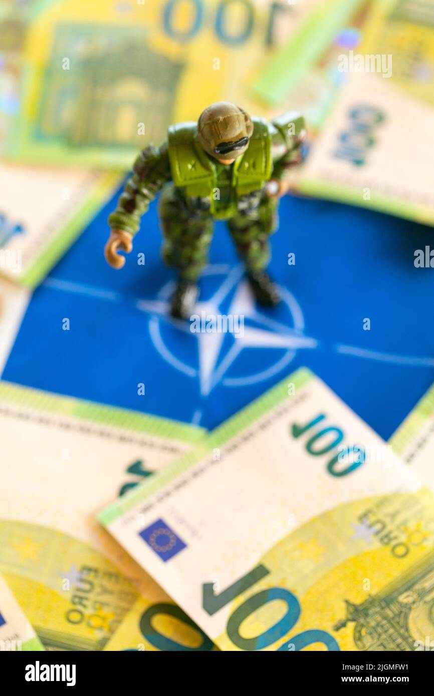 Military spending.Financing the supply of weapons, the army in Europe ...