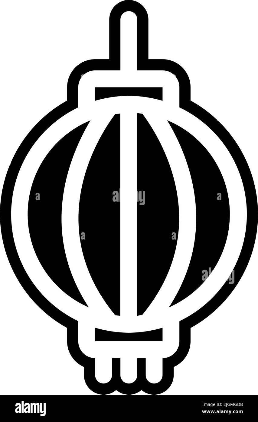 Paper lantern design element Black and White Stock Photos & Images - Alamy