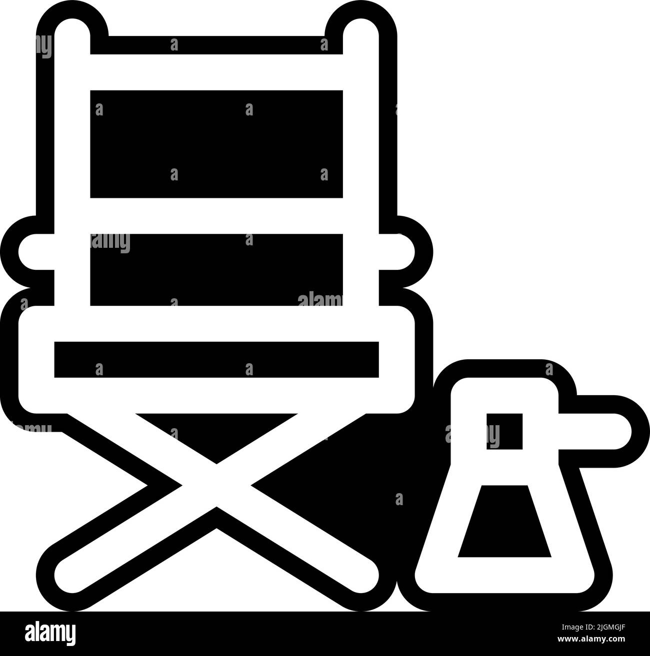 Director chair megaphone hi-res stock photography and images - Alamy