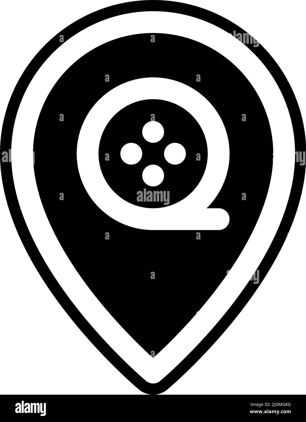 Cinema icon movie film Black and White Stock Photos & Images - Alamy