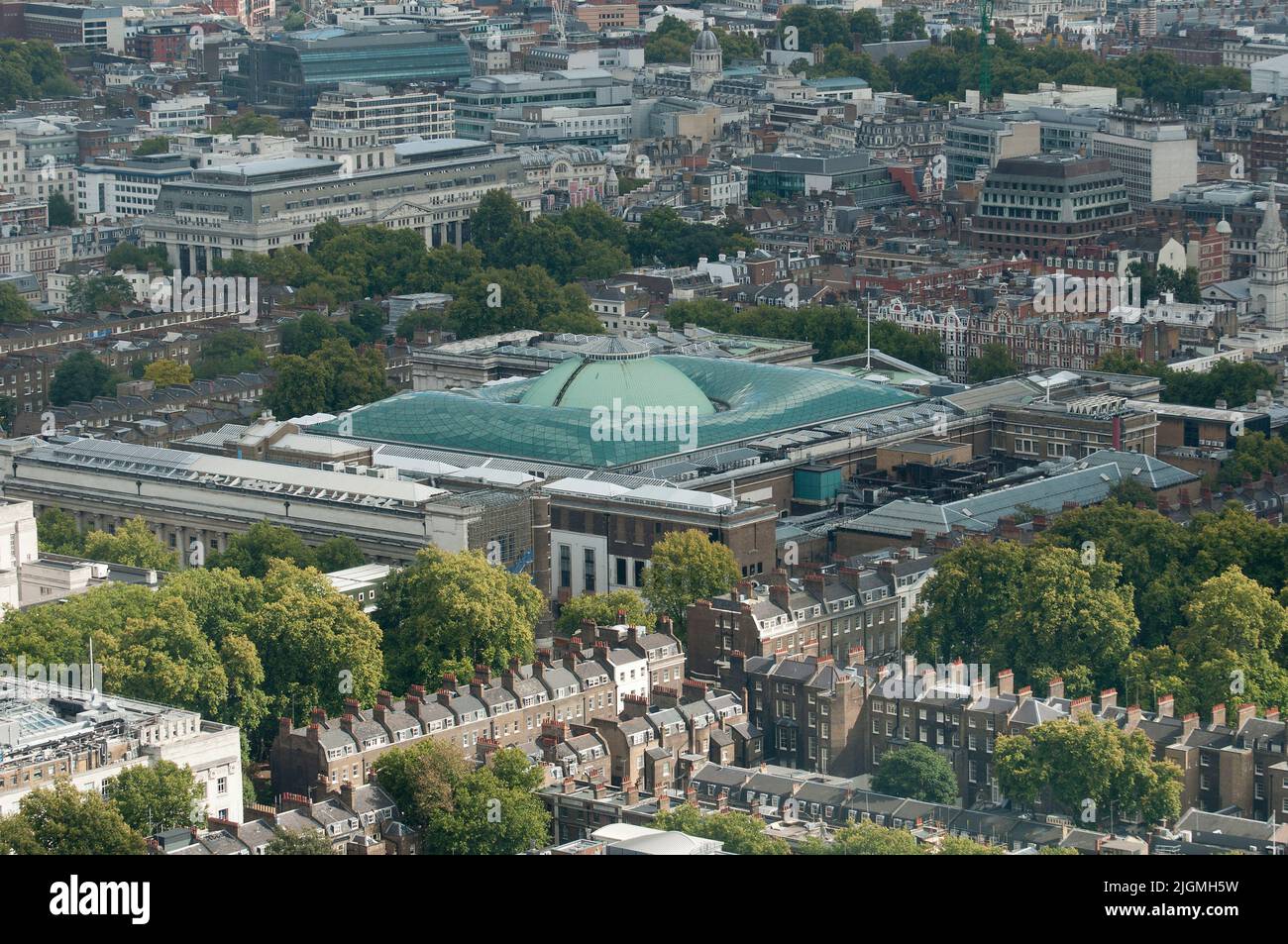 British Museum viewed from the BT tower Stock Photo - Alamy