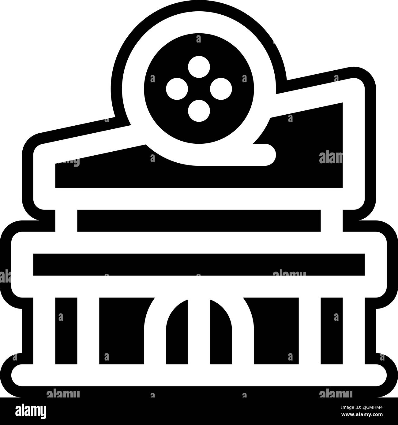 Cinema icon Stock Vector Image & Art - Alamy