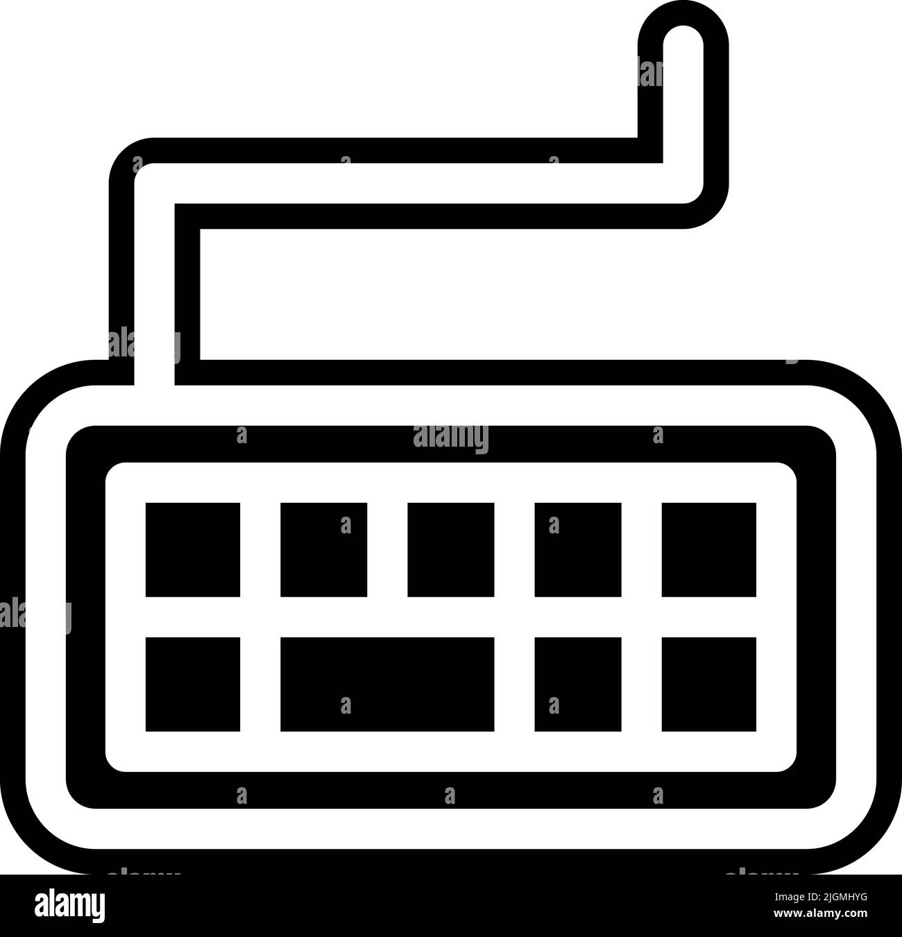 Computer keyboard icon Stock Vector Image & Art - Alamy