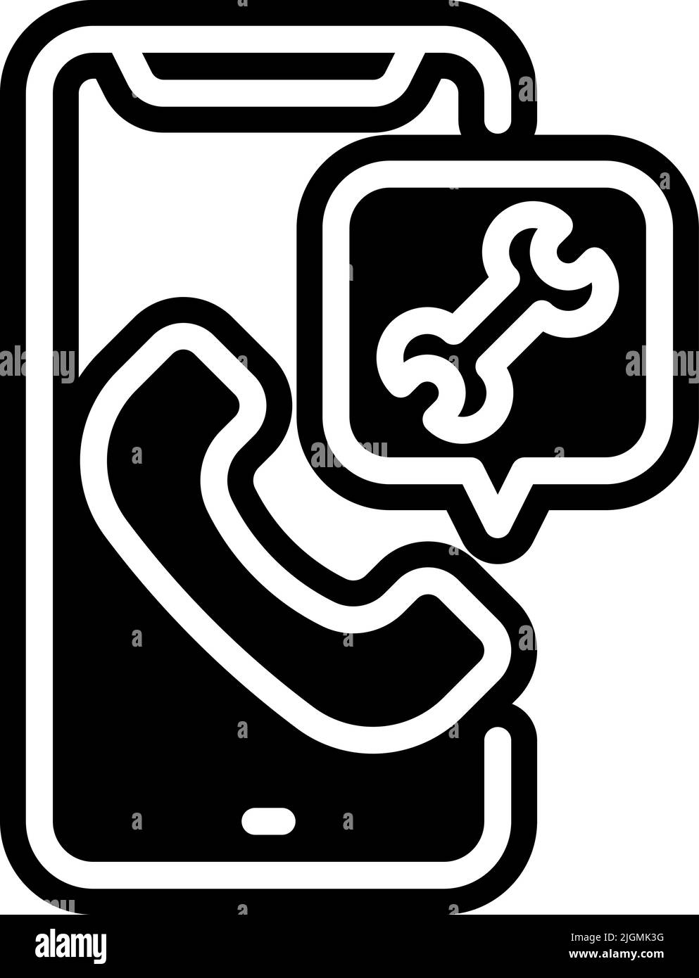 Service icon Black and White Stock Photos & Images - Alamy