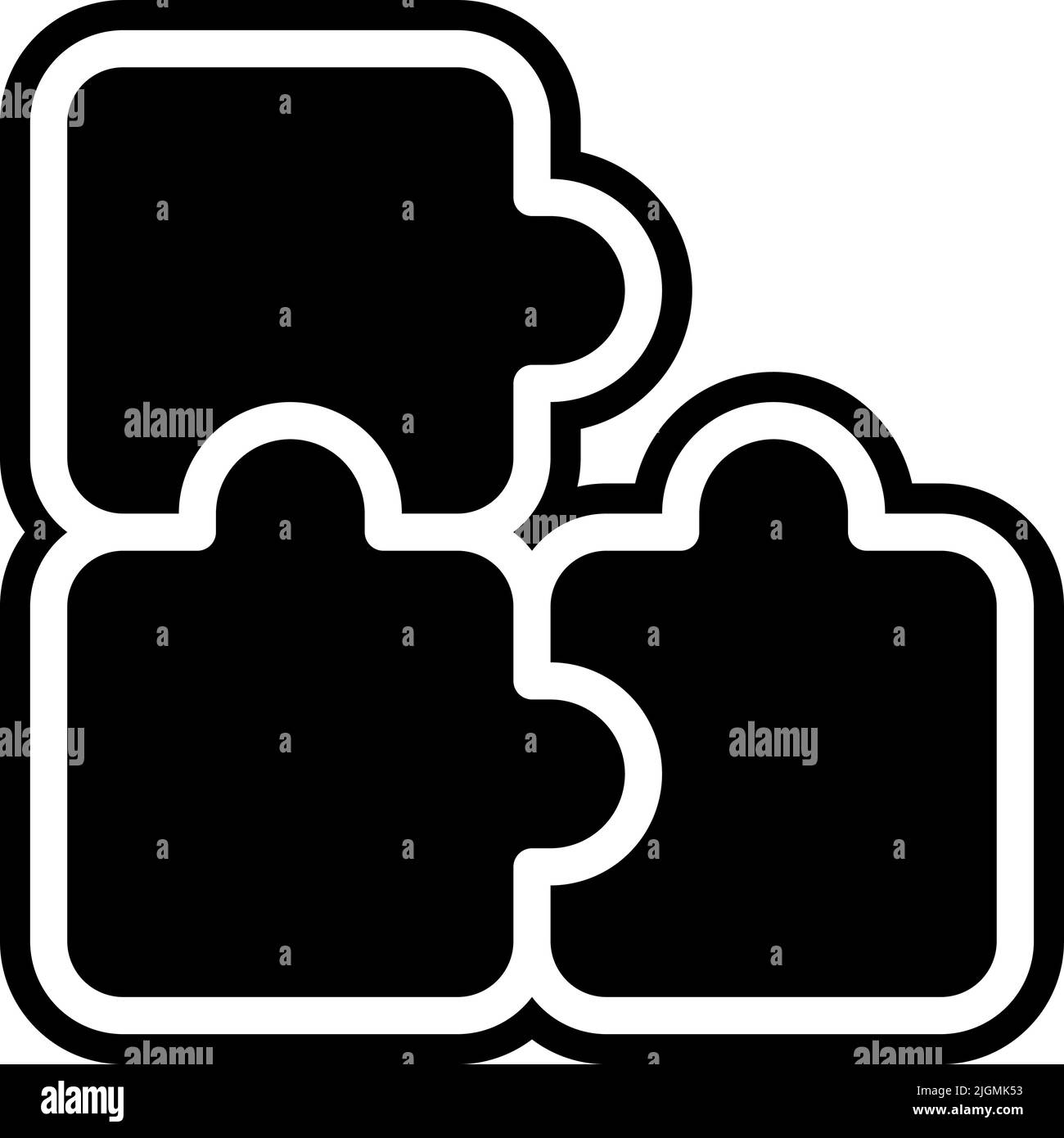 Digital marketing puzzle icon Stock Vector Image & Art - Alamy