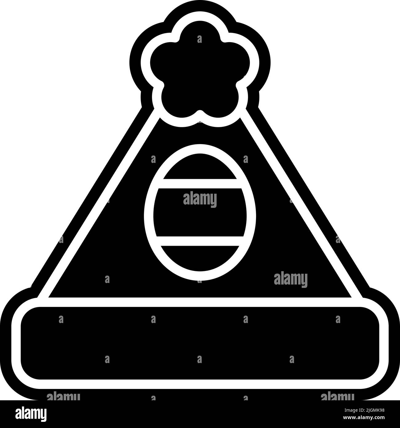 Funny kids party hat Black and White Stock Photos & Images - Alamy