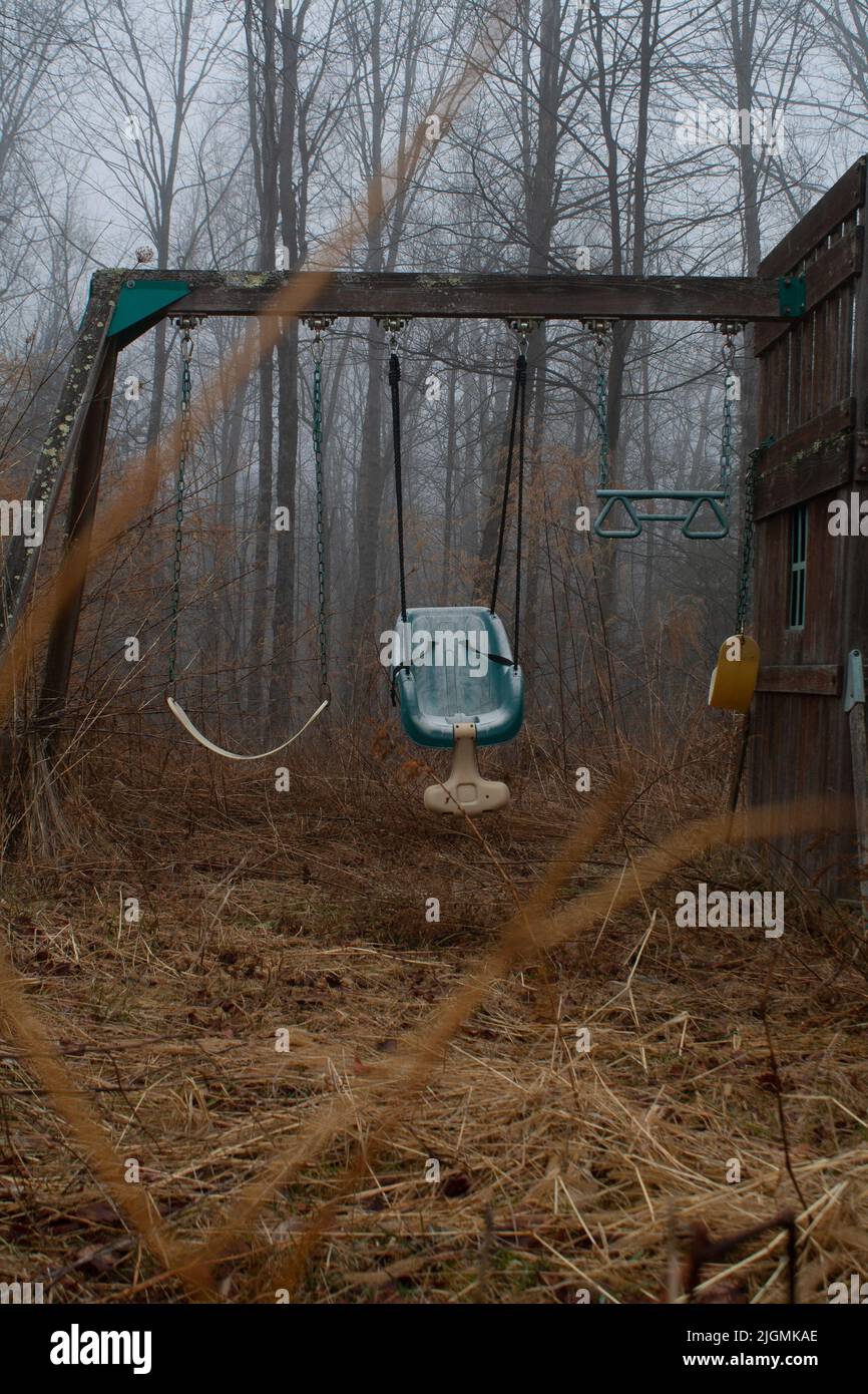 Creepy swing hi-res stock photography and images - Alamy