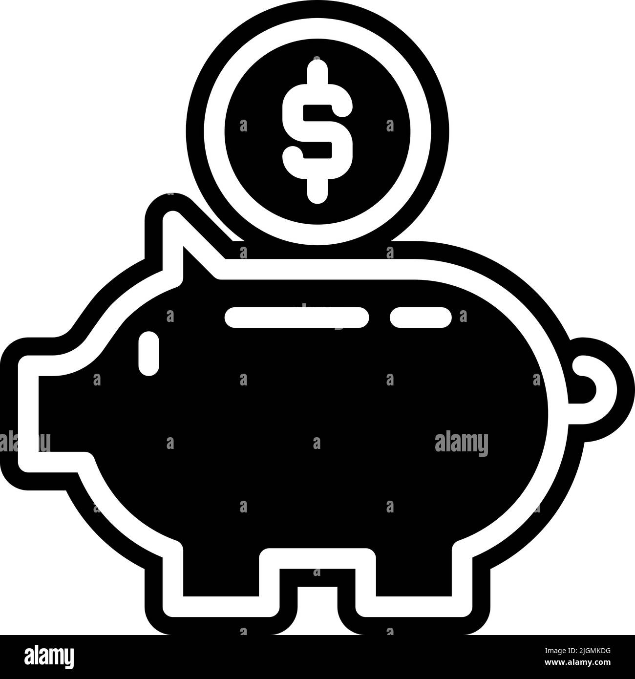 Saving icon Black and White Stock Photos & Images - Alamy