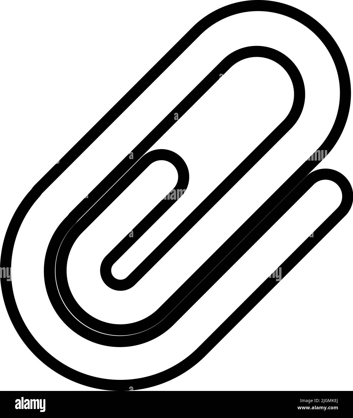 Email attachment symbol Black and White Stock Photos & Images - Alamy