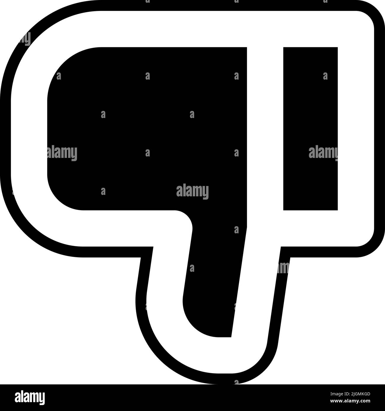 Essentials dislike icon Stock Vector Image & Art - Alamy