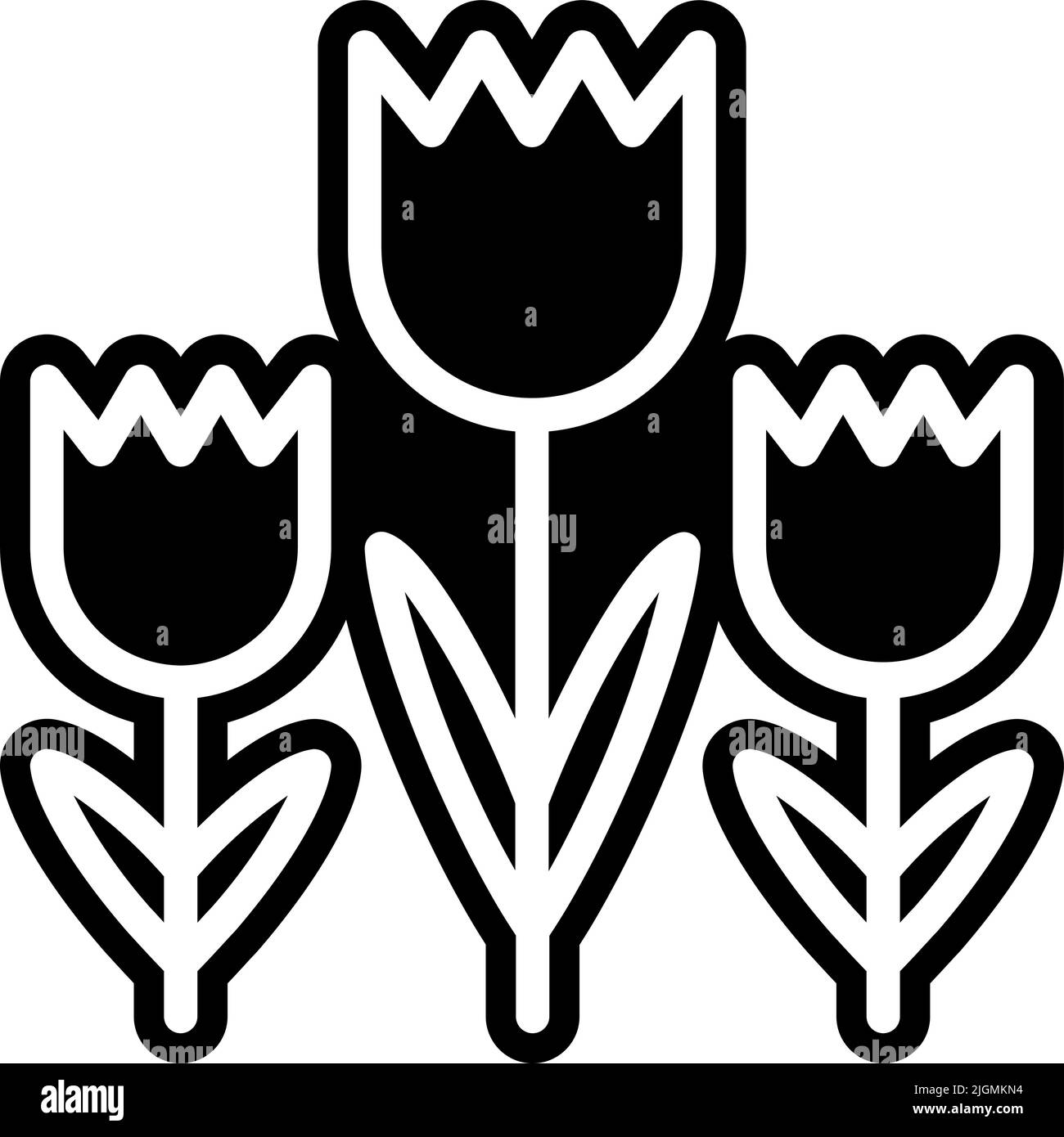 Flowers tulip icon Stock Vector Image & Art - Alamy