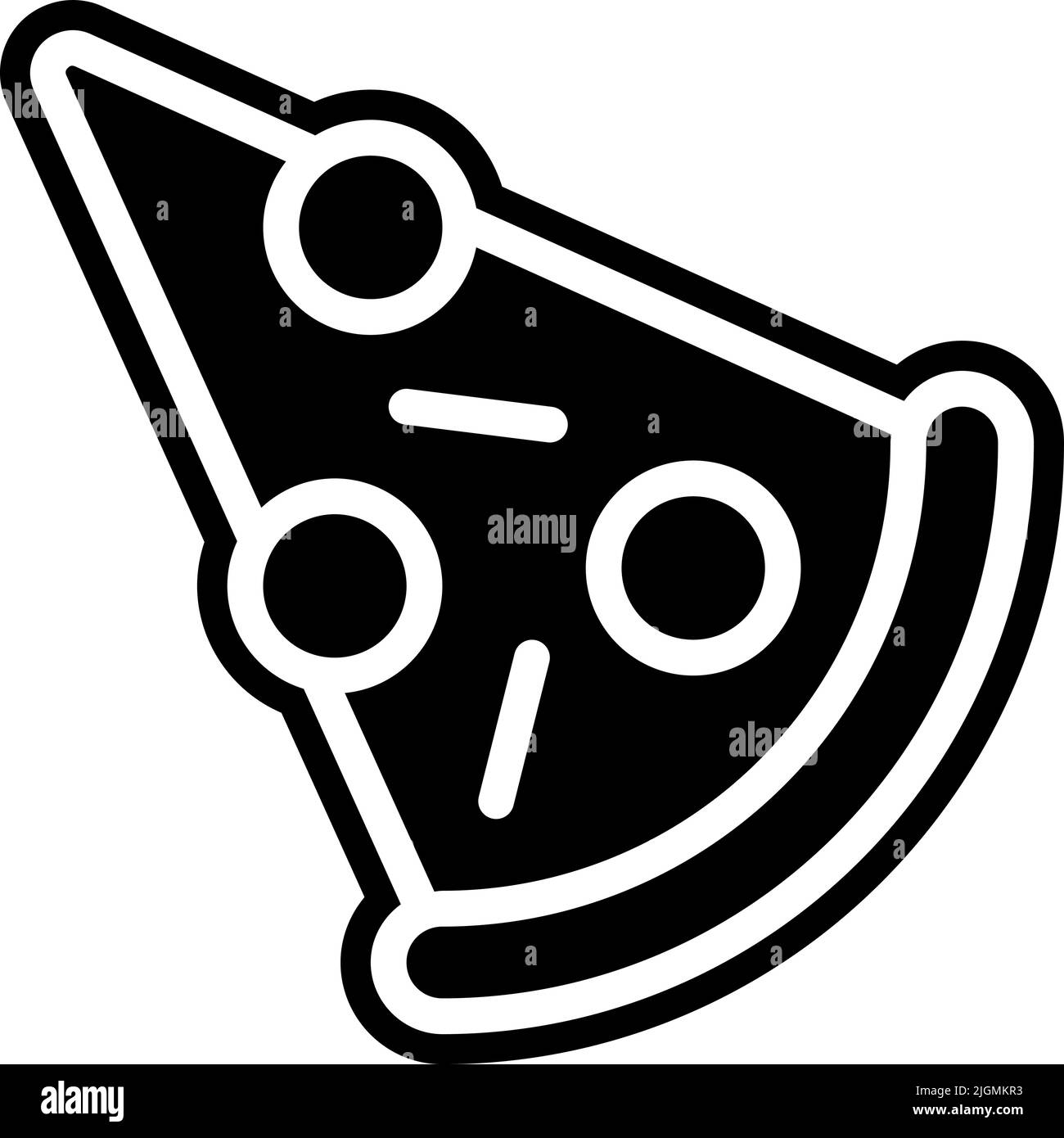 Pizza box icon flat Black and White Stock Photos & Images - Alamy