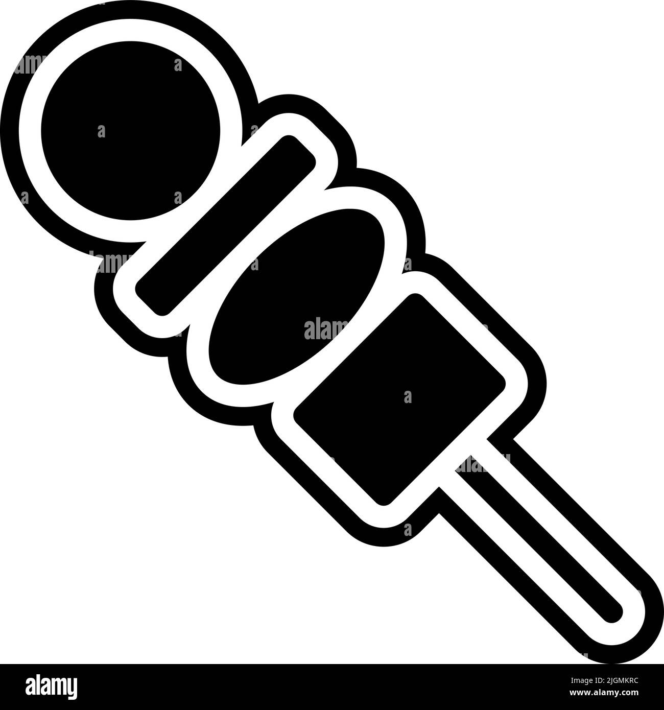 Fast food satay icon Stock Vector Image & Art - Alamy