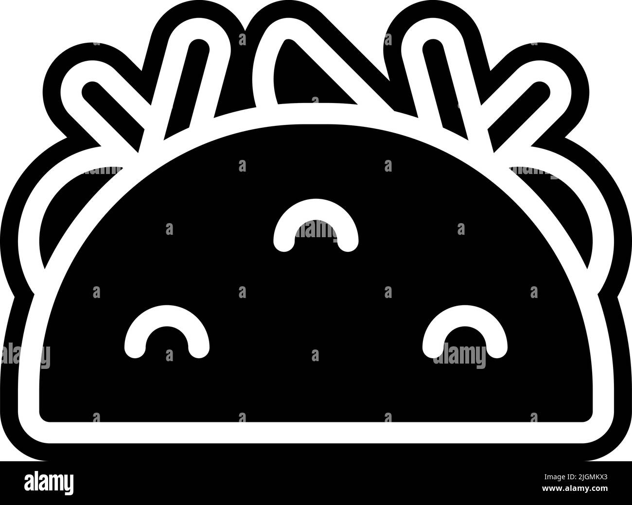 Fast food taco icon Stock Vector Image & Art - Alamy