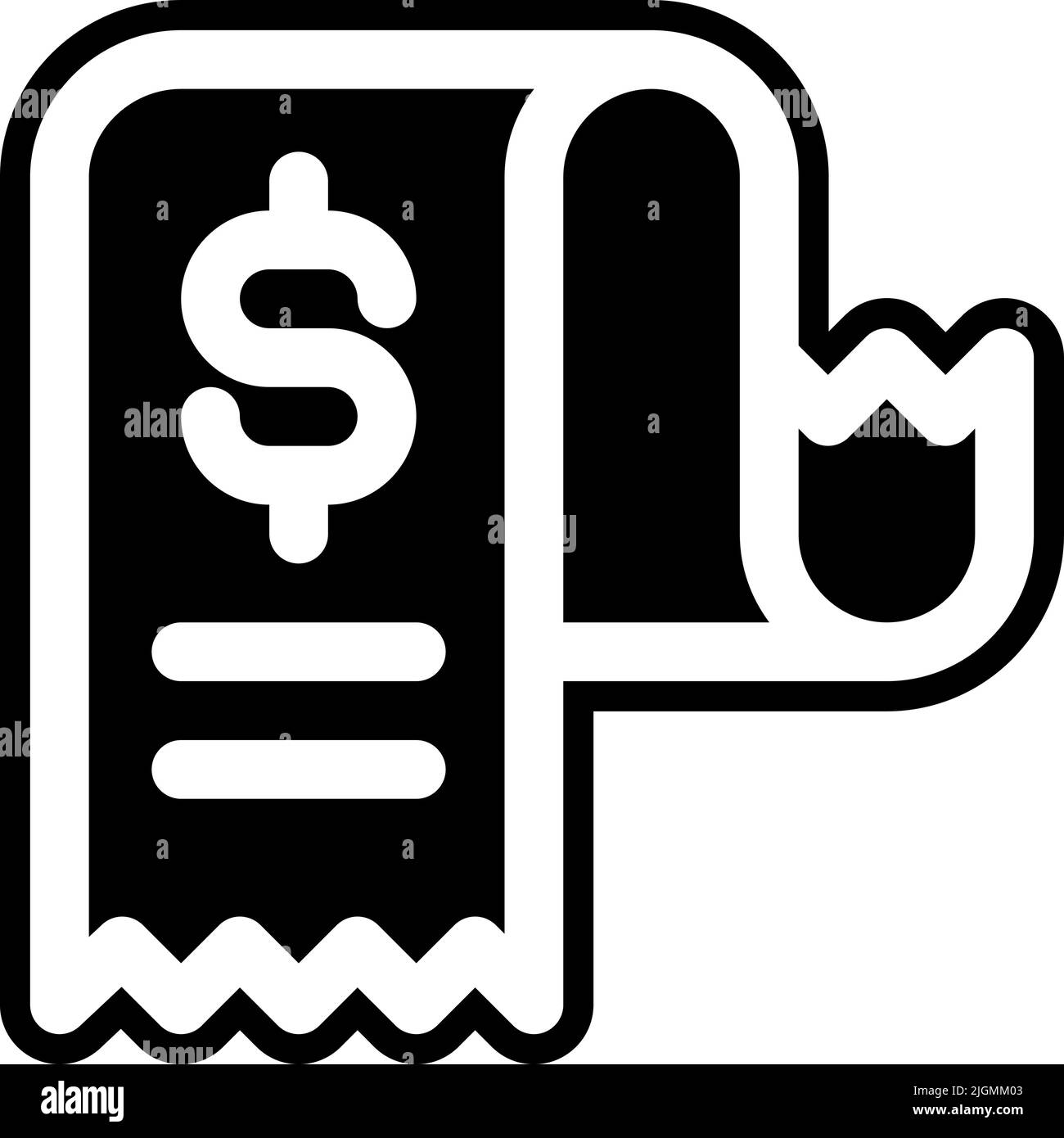 Grocery basket receipt Stock Vector Images - Alamy