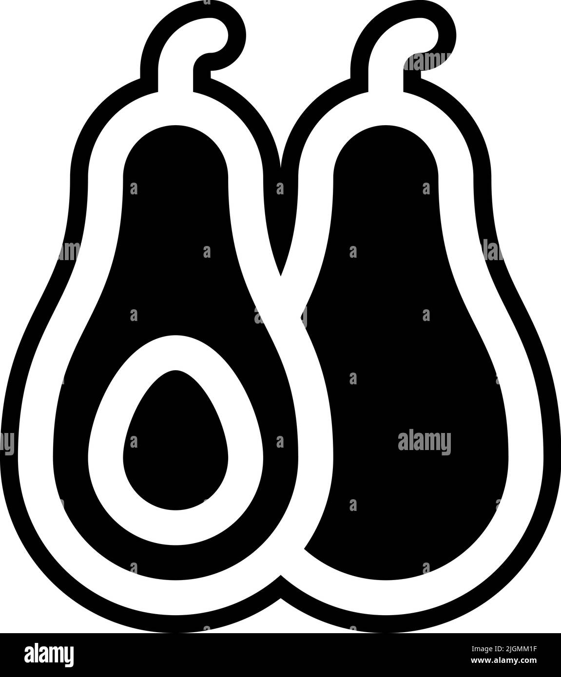 Grocery avocado icon Stock Vector Image & Art - Alamy