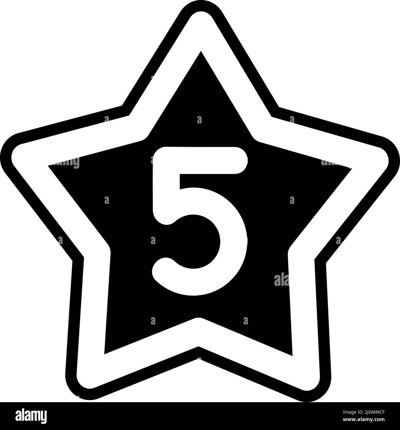 Hotel five stars icon Stock Vector Image & Art - Alamy