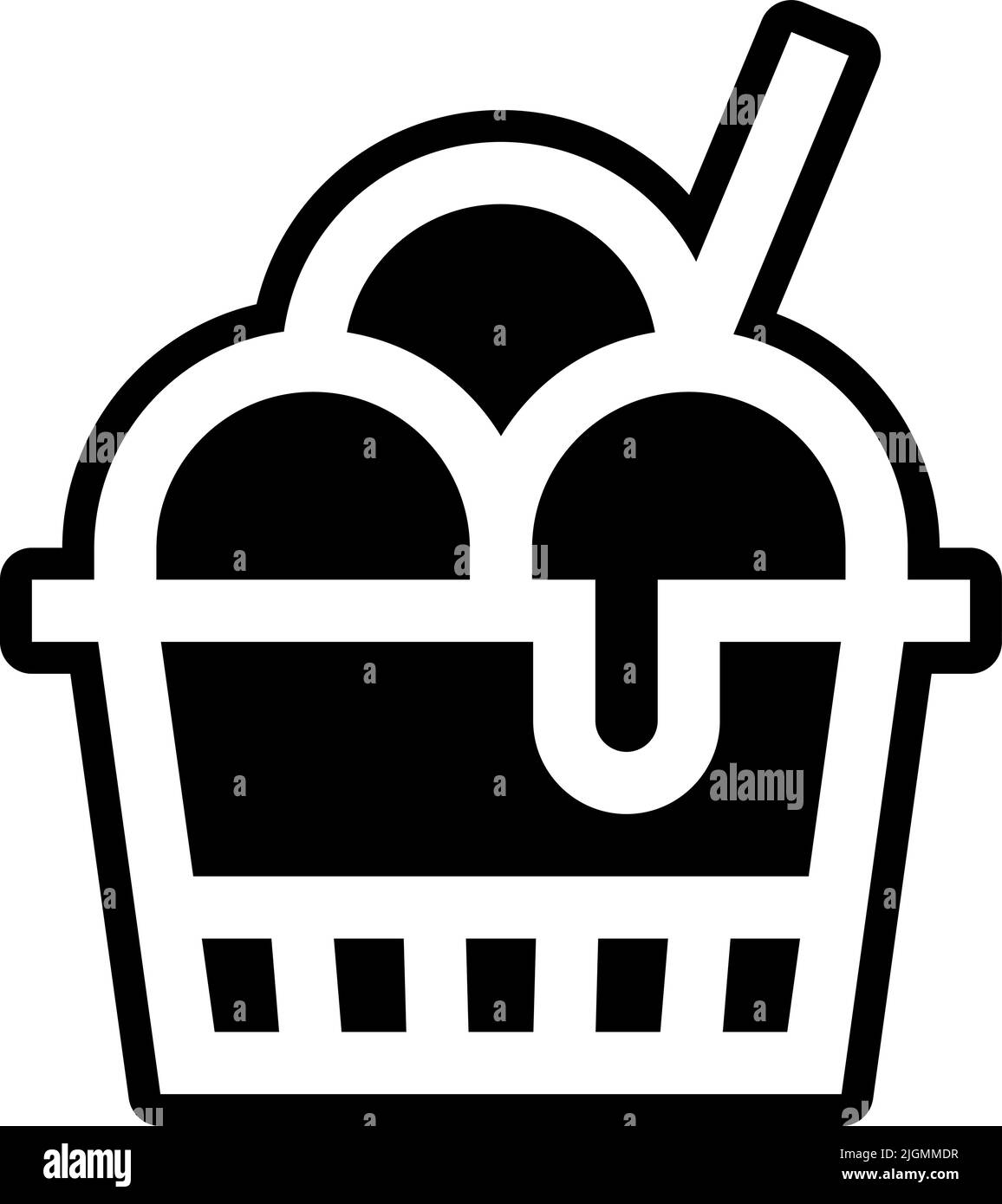 Italian food ice cream icon Stock Vector Image & Art - Alamy