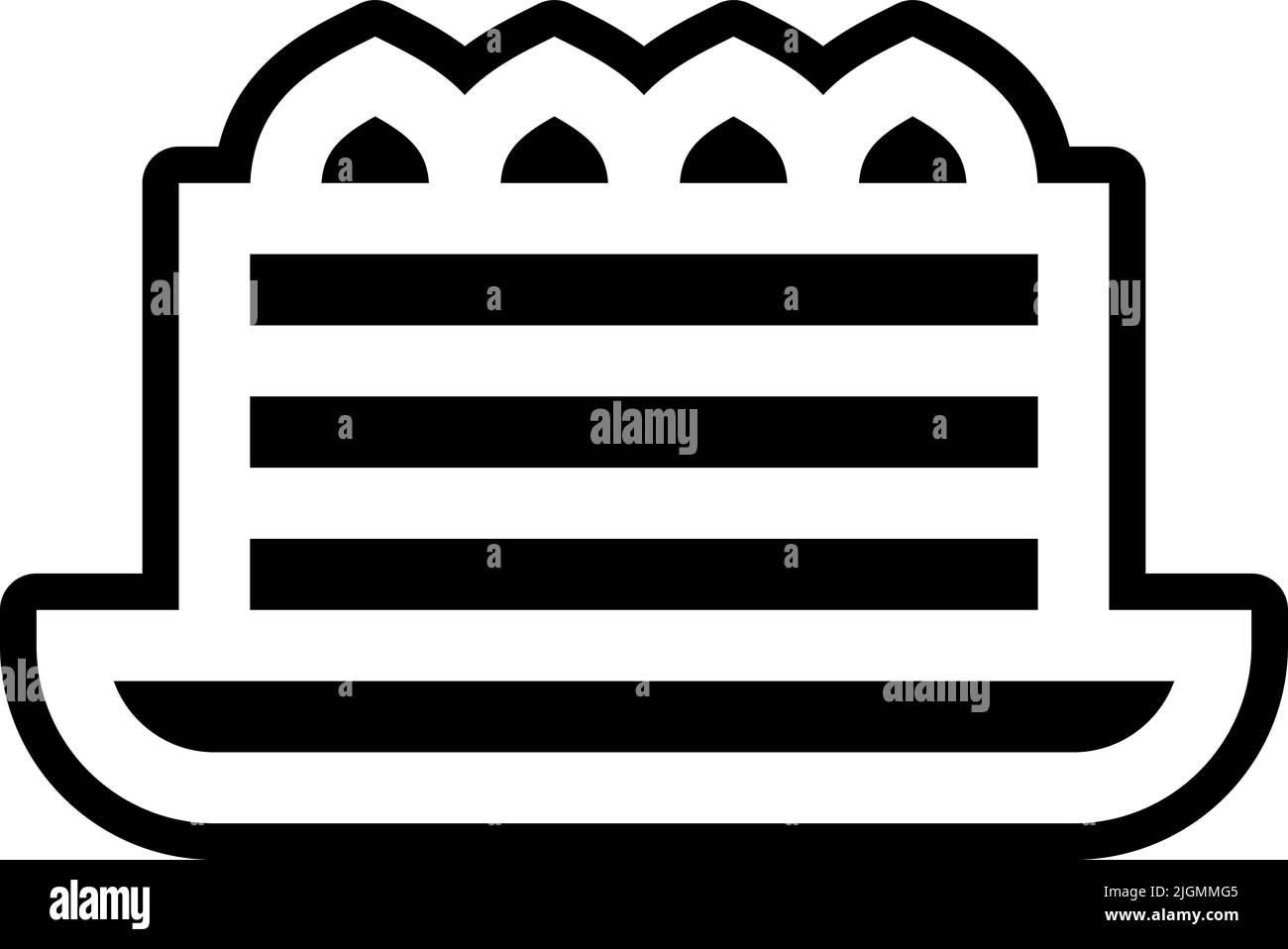 Italian food tiramisu icon Stock Vector Image & Art - Alamy