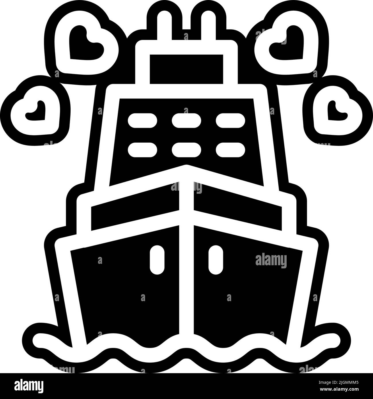 Love ship icon Stock Vector Image & Art - Alamy
