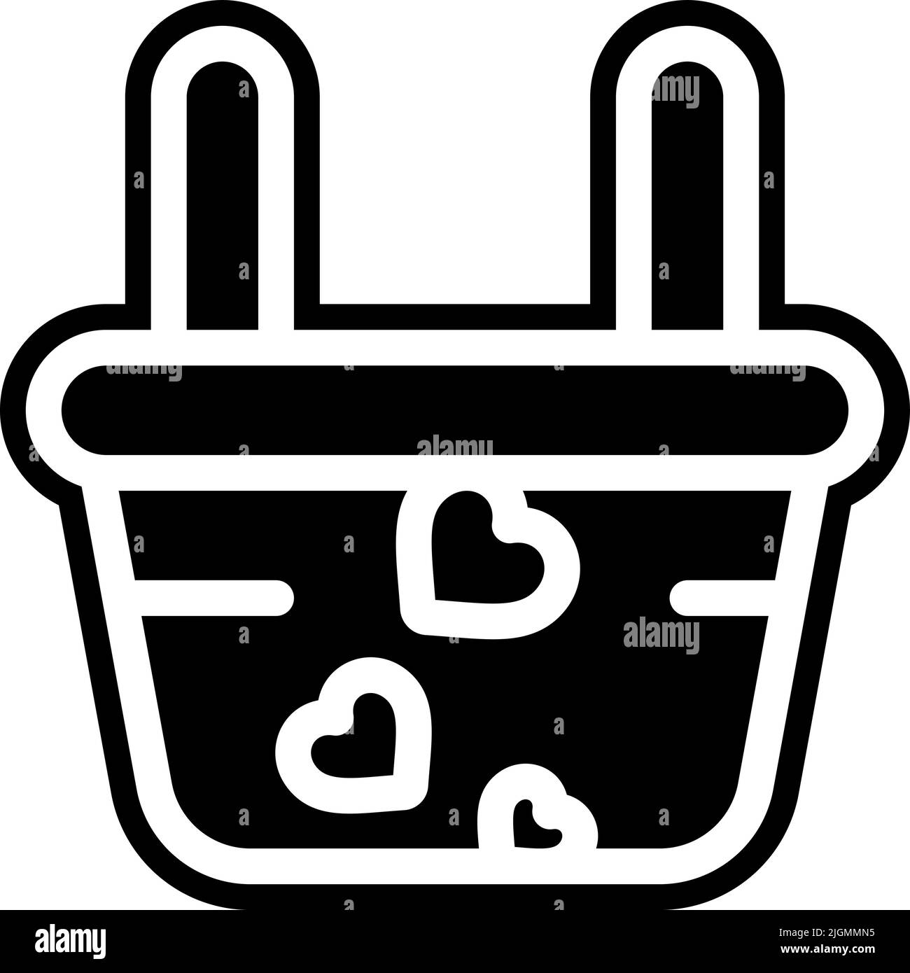 Love animal glyph icon Black and White Stock Photos & Images - Alamy