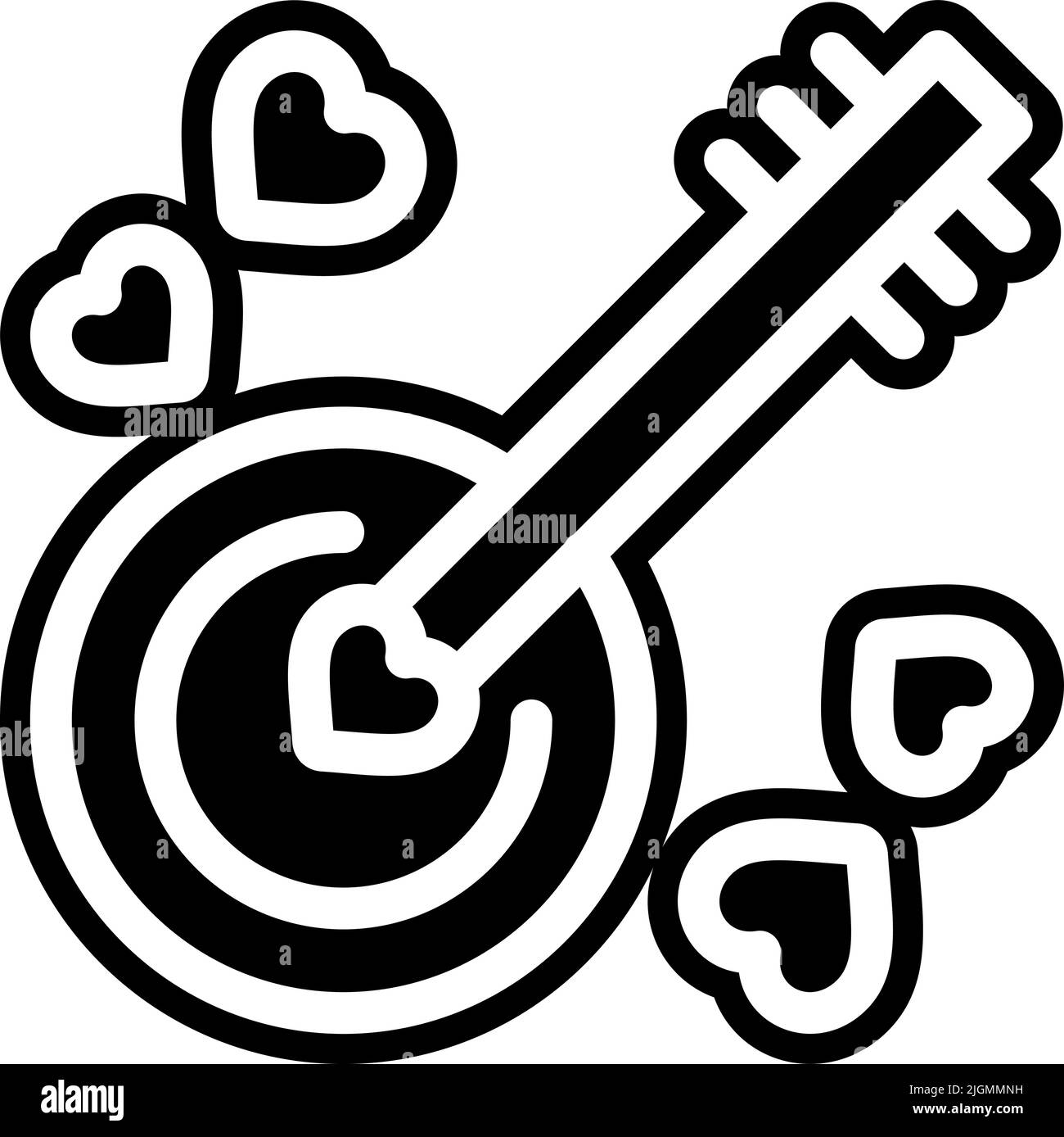 Banjo art Black and White Stock Photos & Images - Alamy