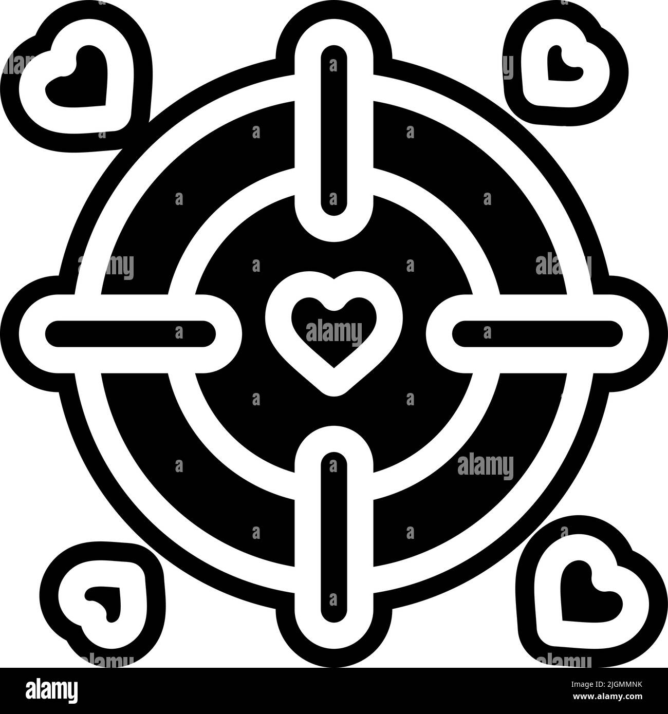 Target bubble icon Black and White Stock Photos & Images - Alamy