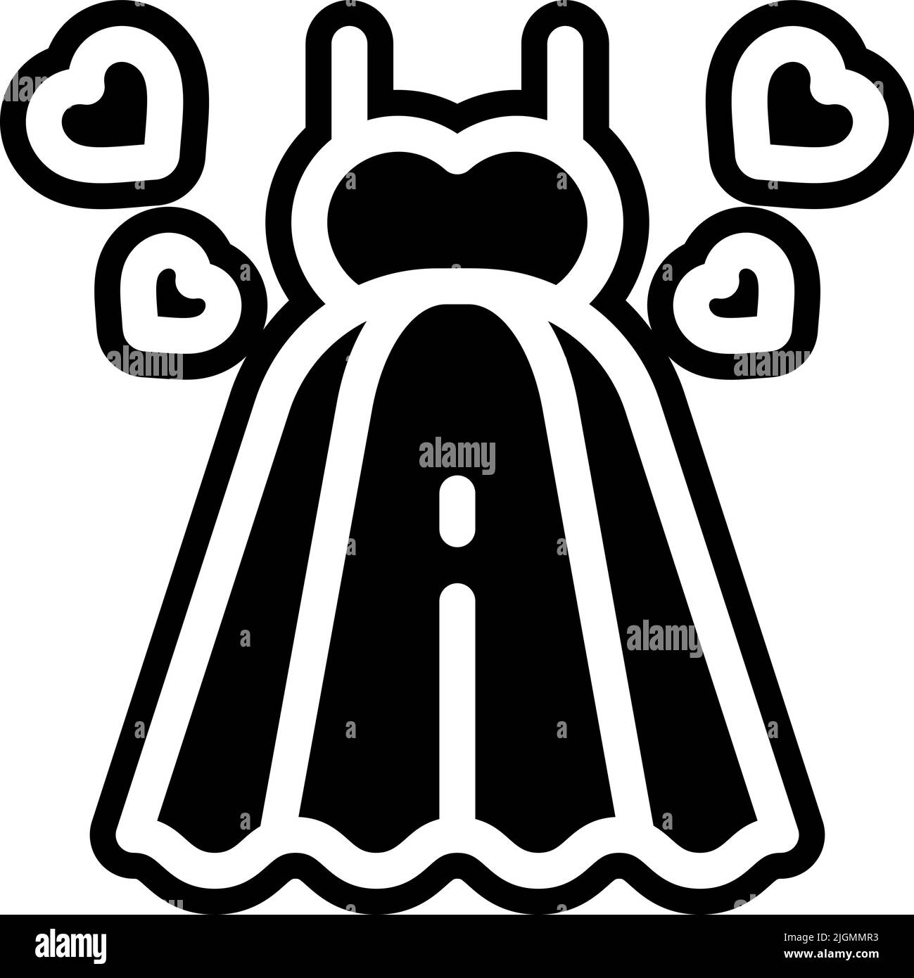 Bridal dress icon hi-res stock photography and images - Alamy