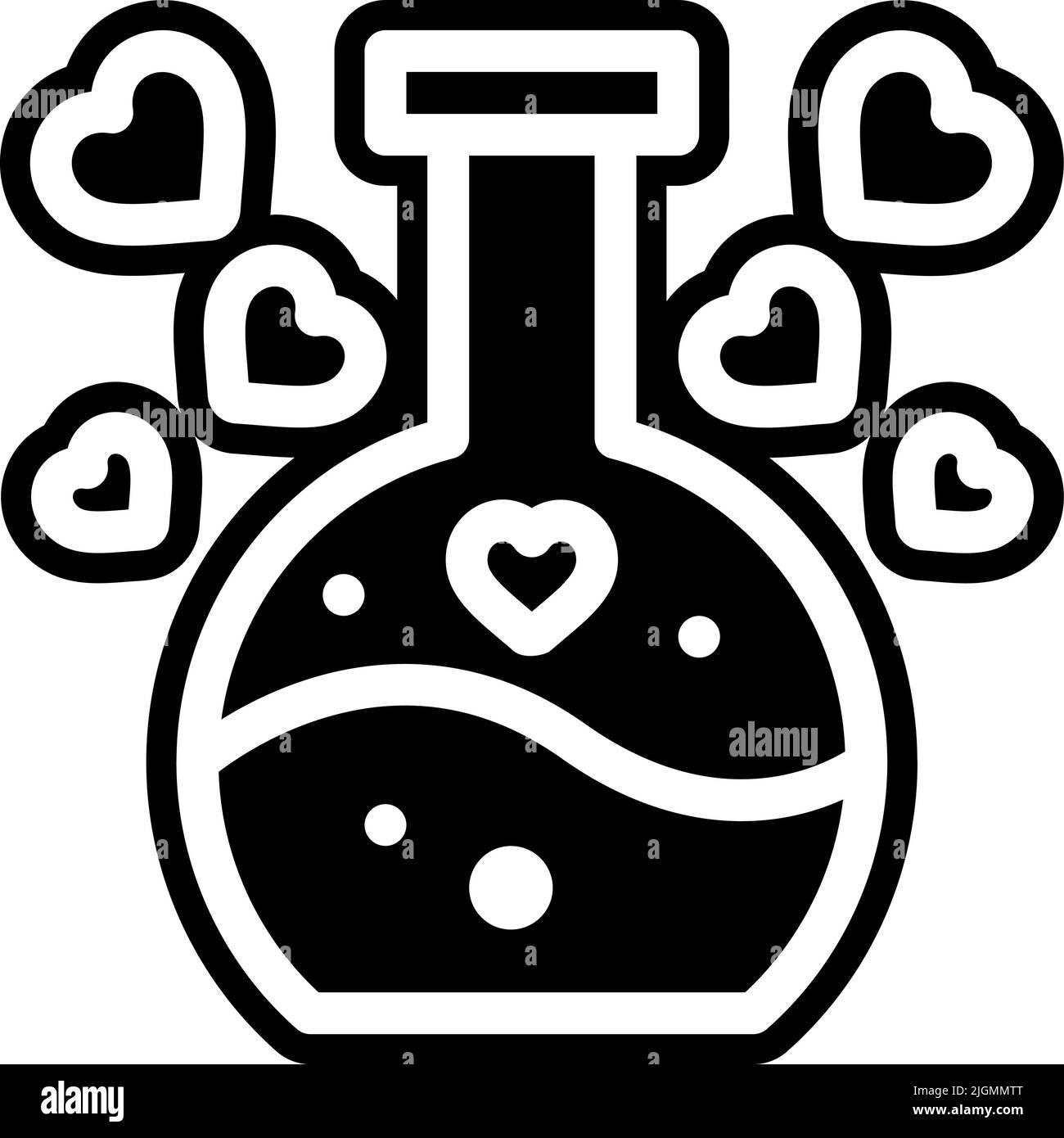 Elixir flask icon Black and White Stock Photos & Images - Alamy