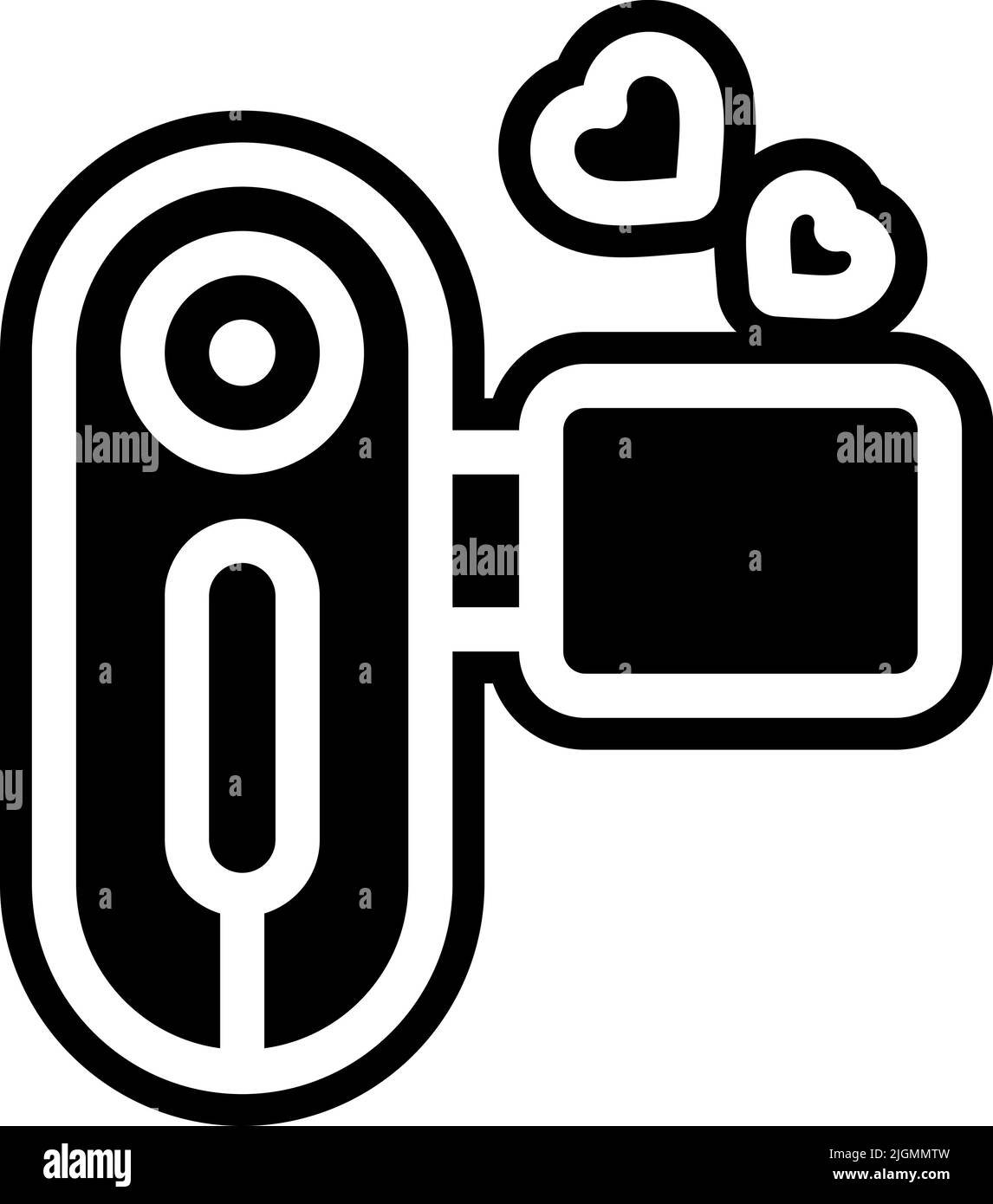 Video camera wedding icon Stock Vector Images - Alamy