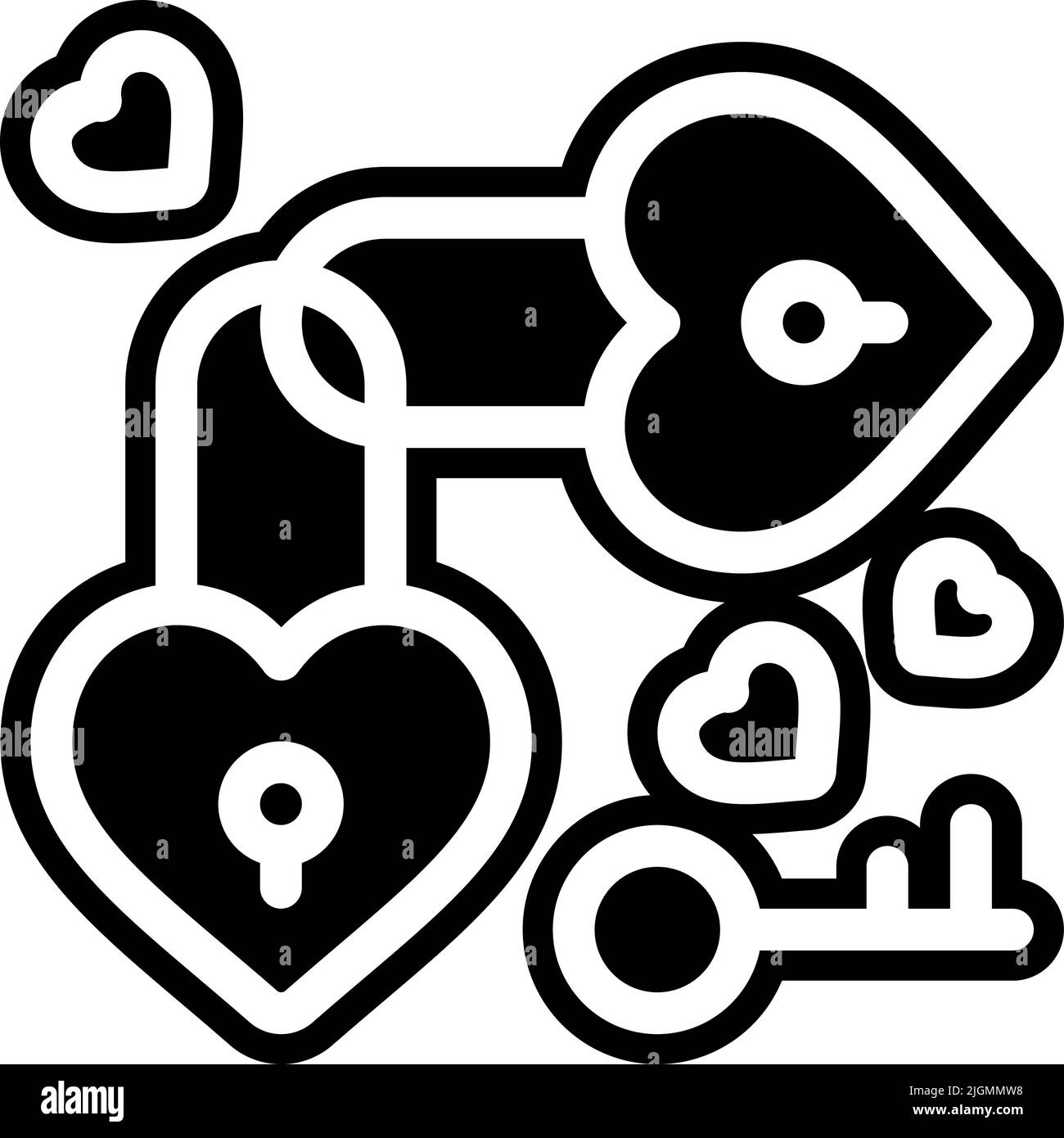 Heart lock hi-res stock photography and images - Alamy