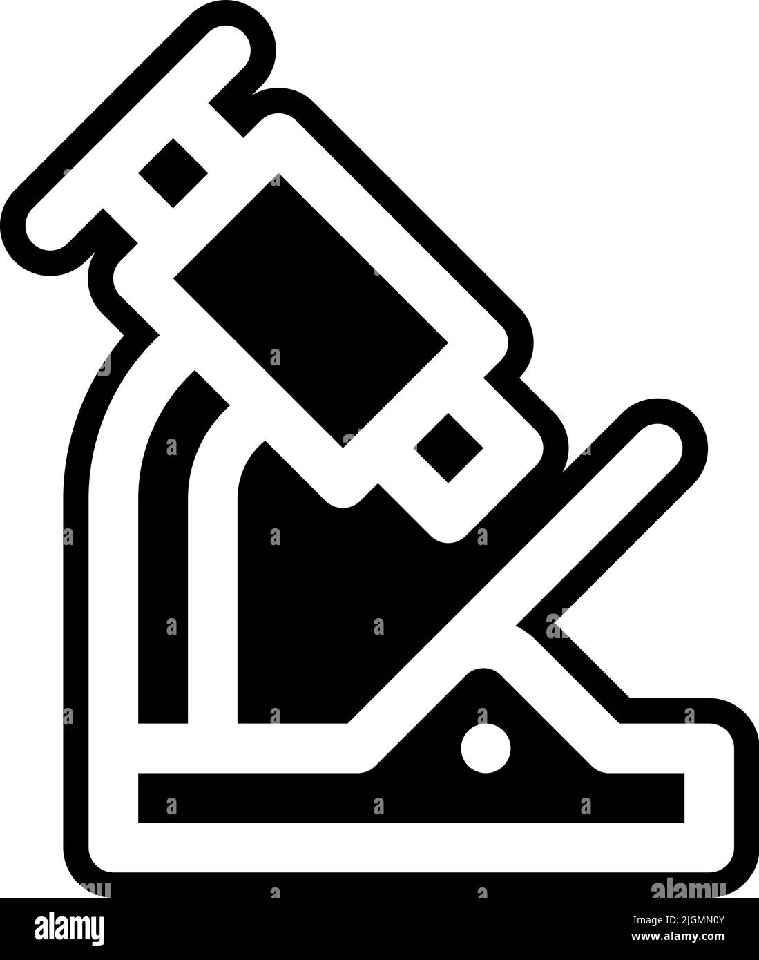 Microbiology microscope icon Stock Vector Image & Art - Alamy