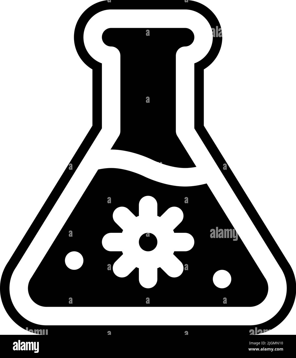 Microbiology test tube icon Stock Vector Image & Art - Alamy