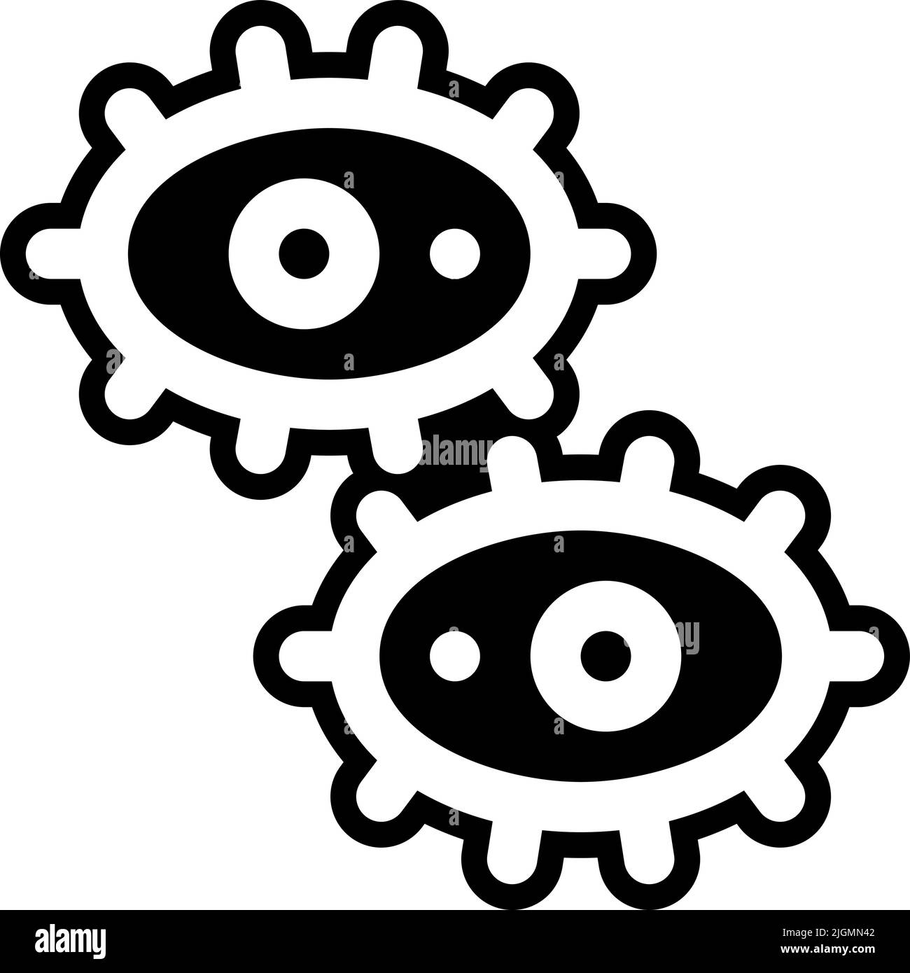 Microbiology microorganism icon Stock Vector Image & Art - Alamy