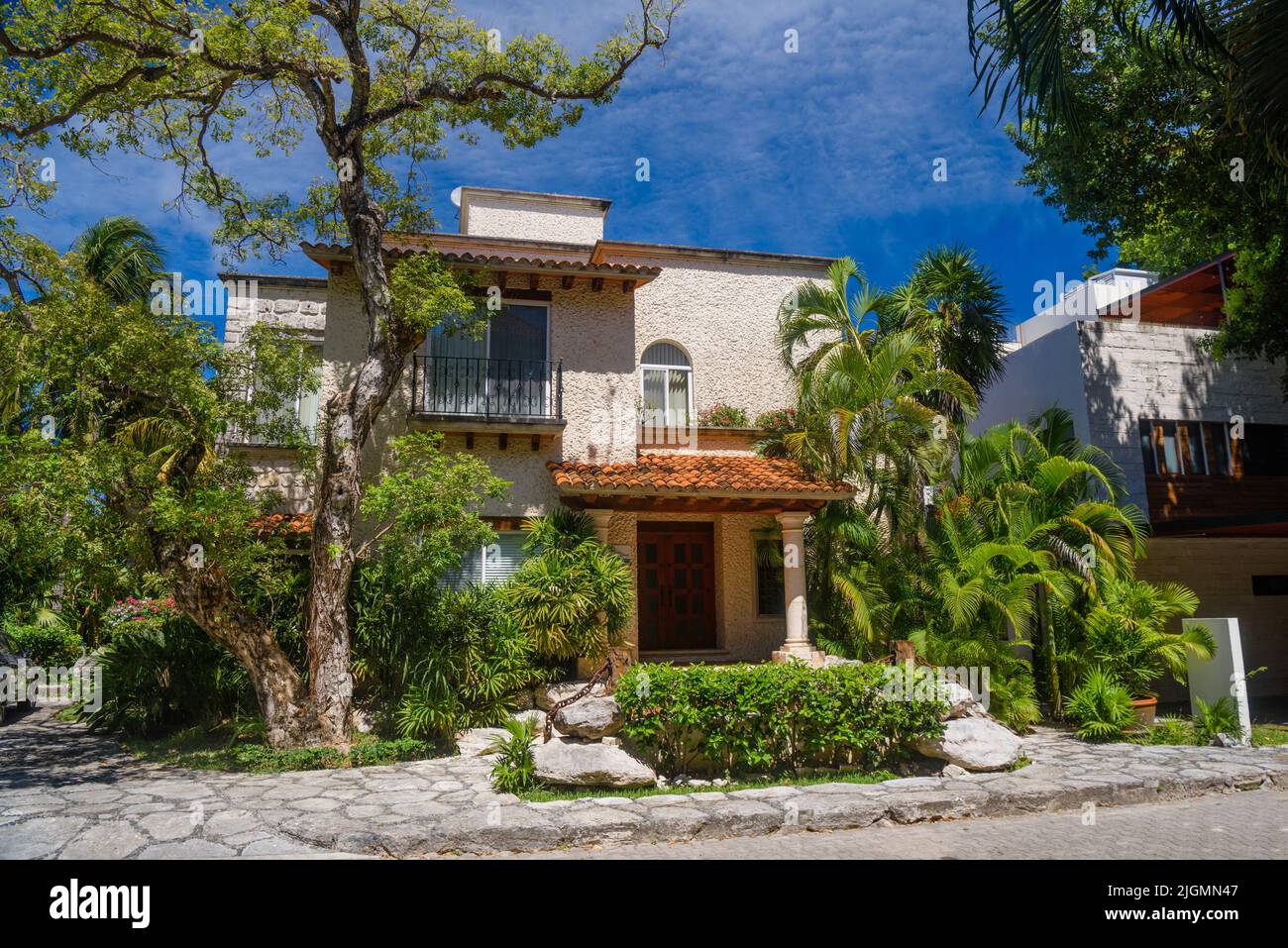 Luxury authentic historical villa in shadow of trees in Playa del ...