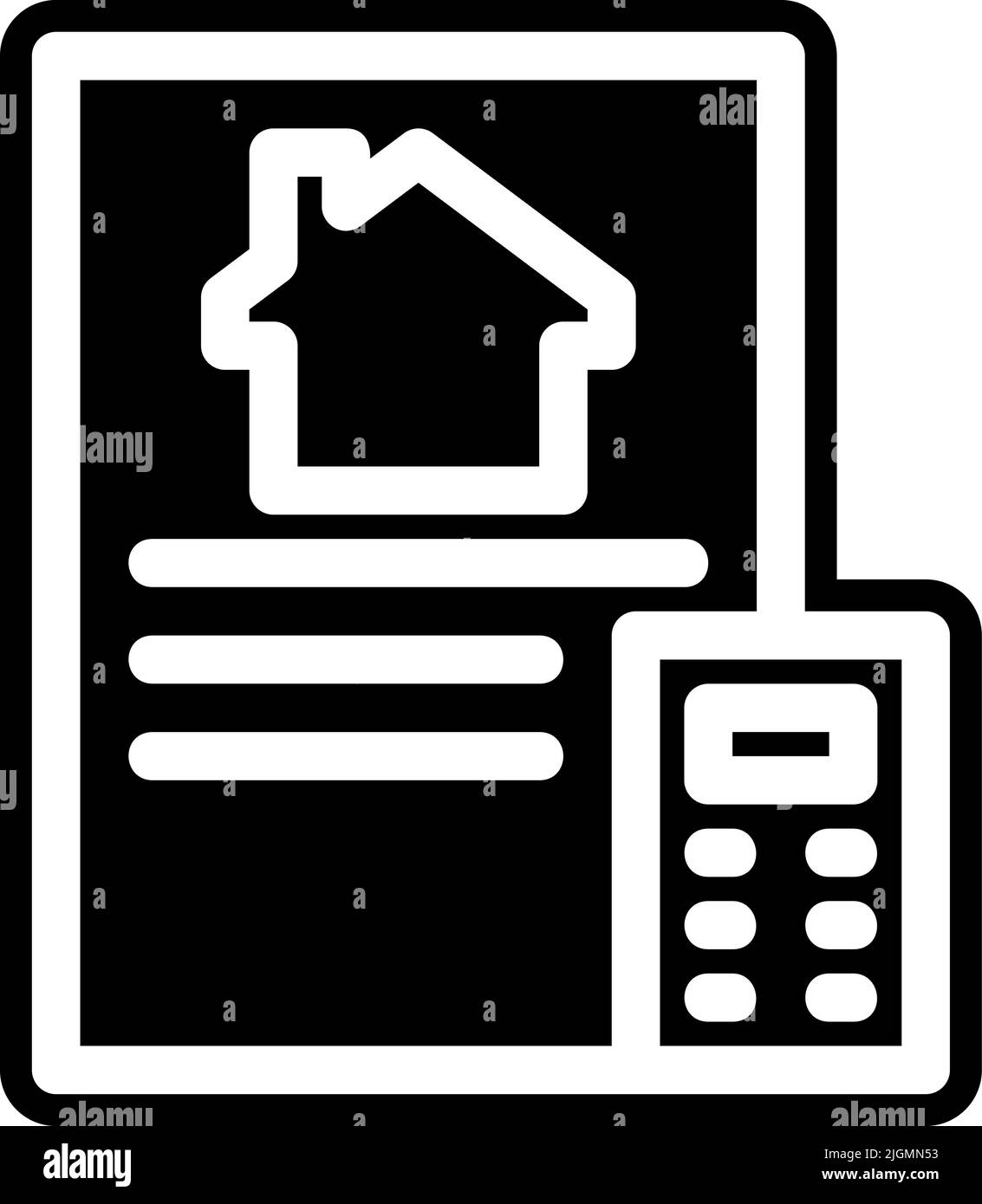 Mortgage loan icon Stock Vector Image & Art - Alamy