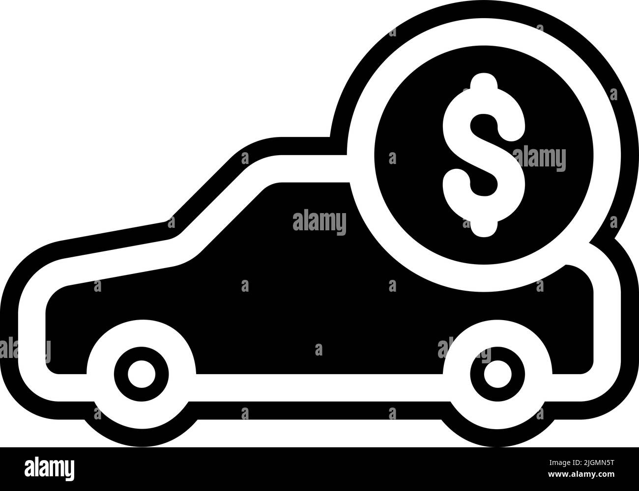 Loan percent icon outline Stock Vector Images - Alamy