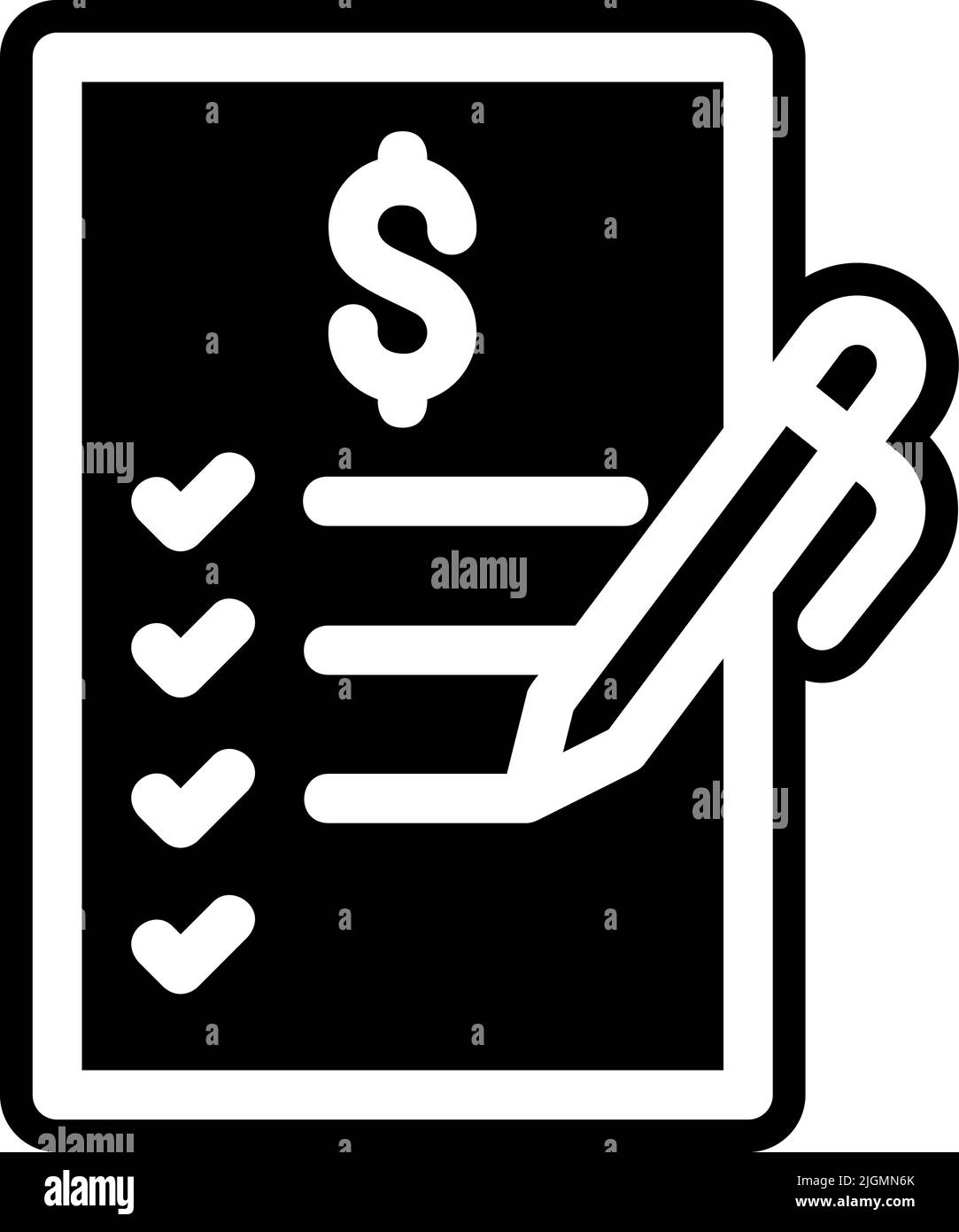 Financial loan agreement concept Black and White Stock Photos & Images ...