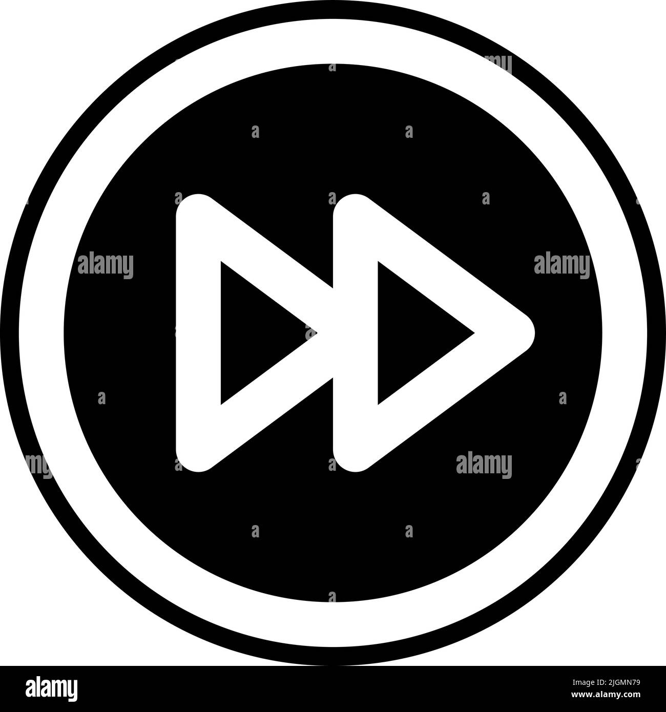 Multimedia forward icon Stock Vector Image & Art - Alamy