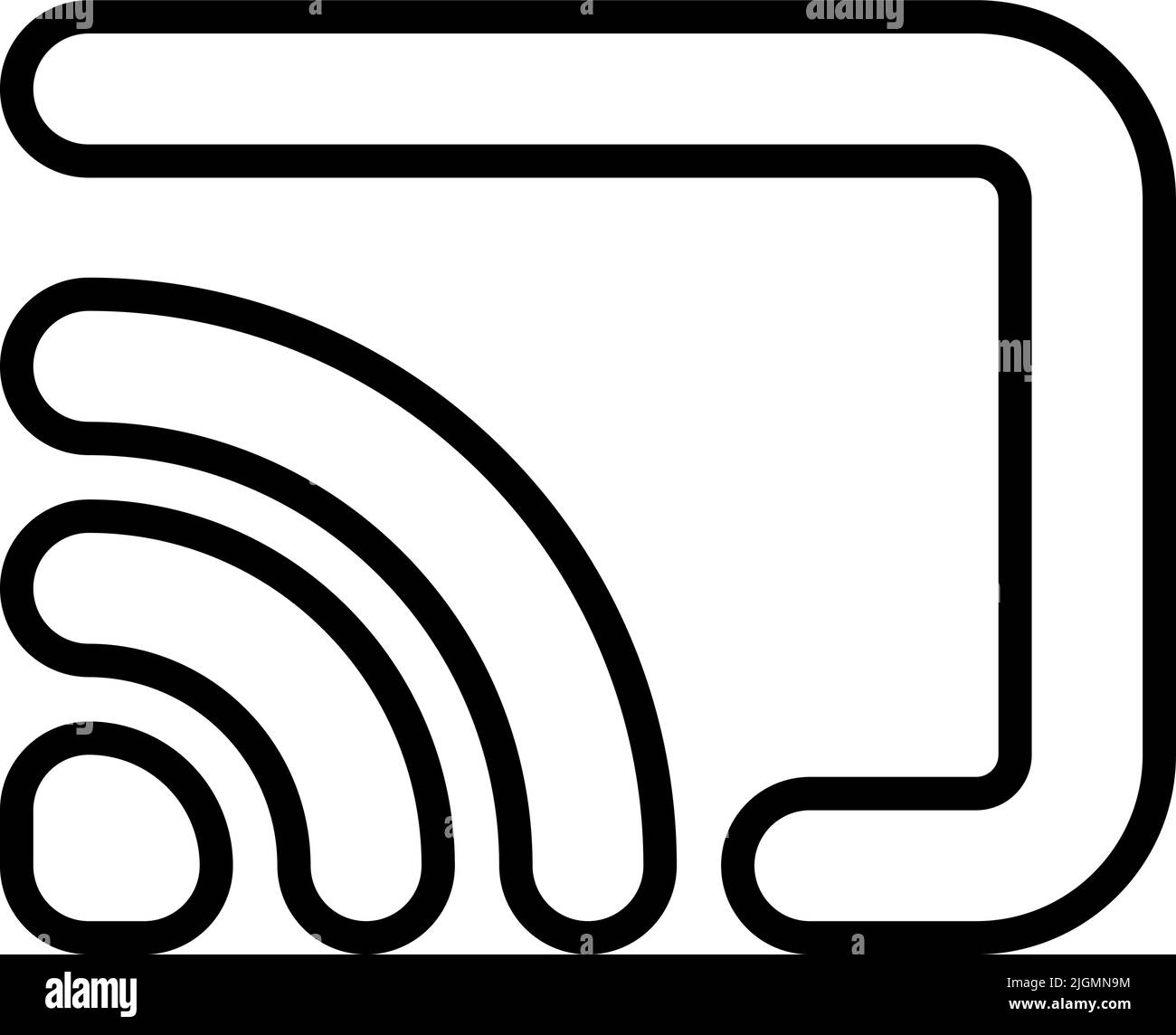 Multimedia cast icon Stock Vector Image & Art - Alamy