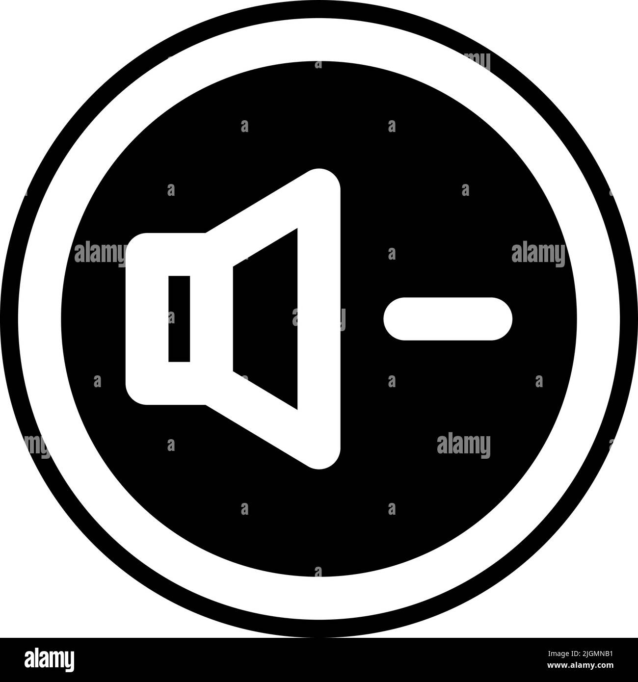 Multimedia volume down icon Stock Vector Image & Art - Alamy