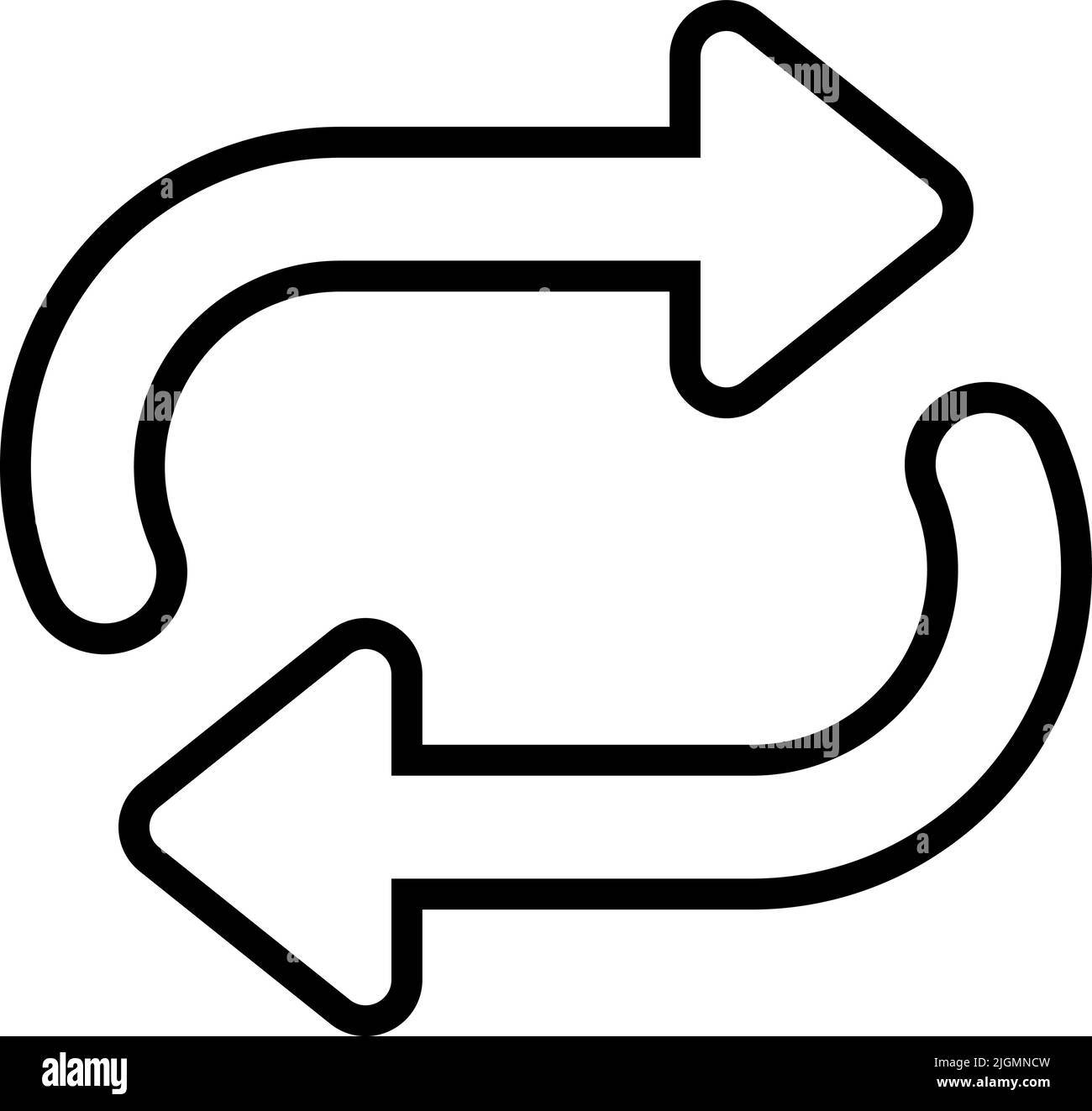 Multimedia loop icon Stock Vector Image & Art - Alamy