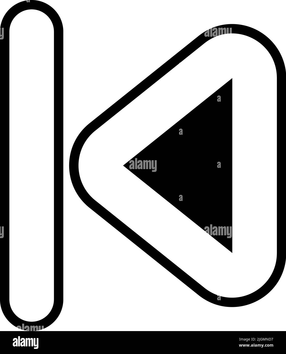 Multimedia Skip Button Icon Stock Vector Image And Art Alamy