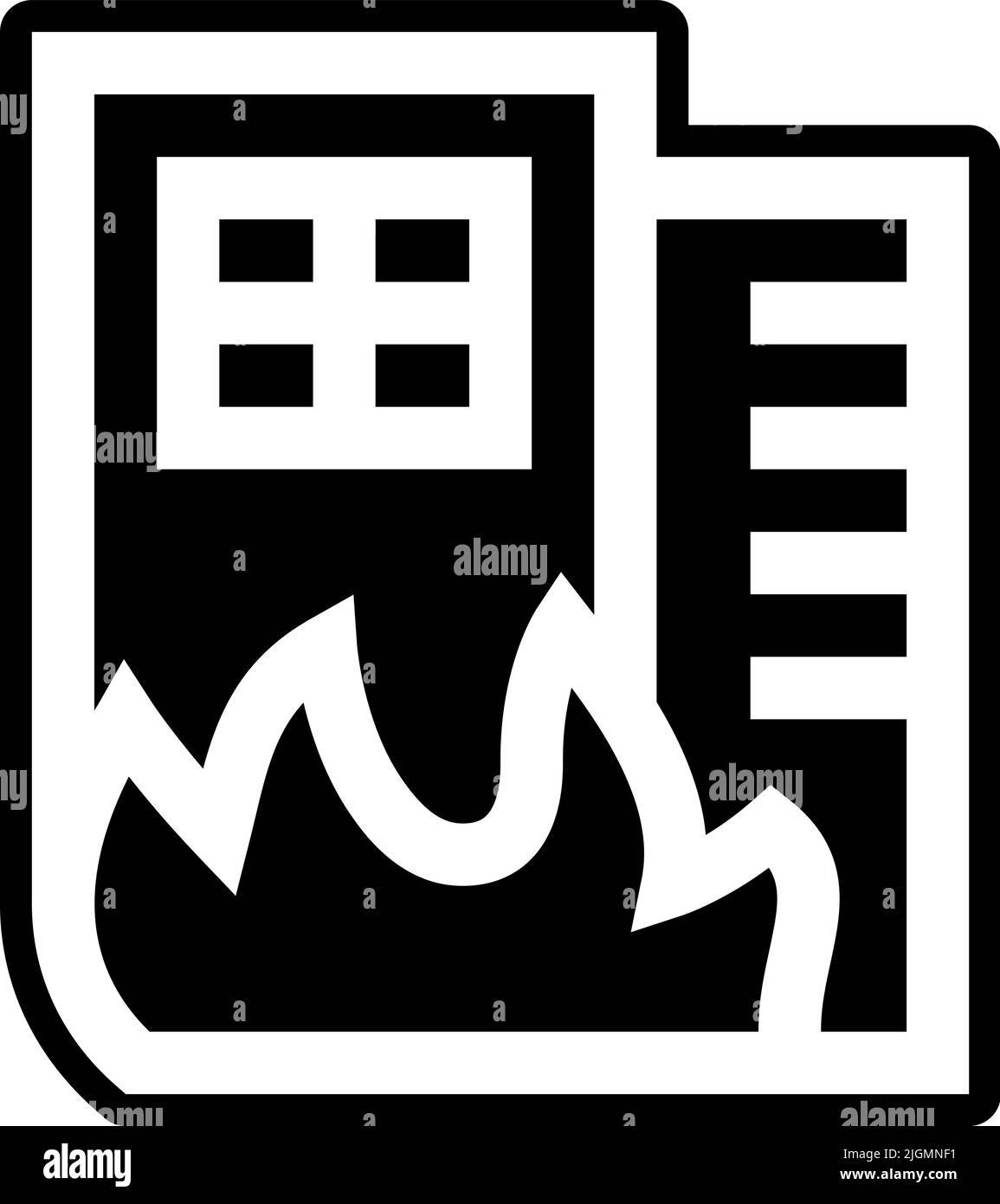 Natural disaster fire icon Stock Vector Image & Art - Alamy