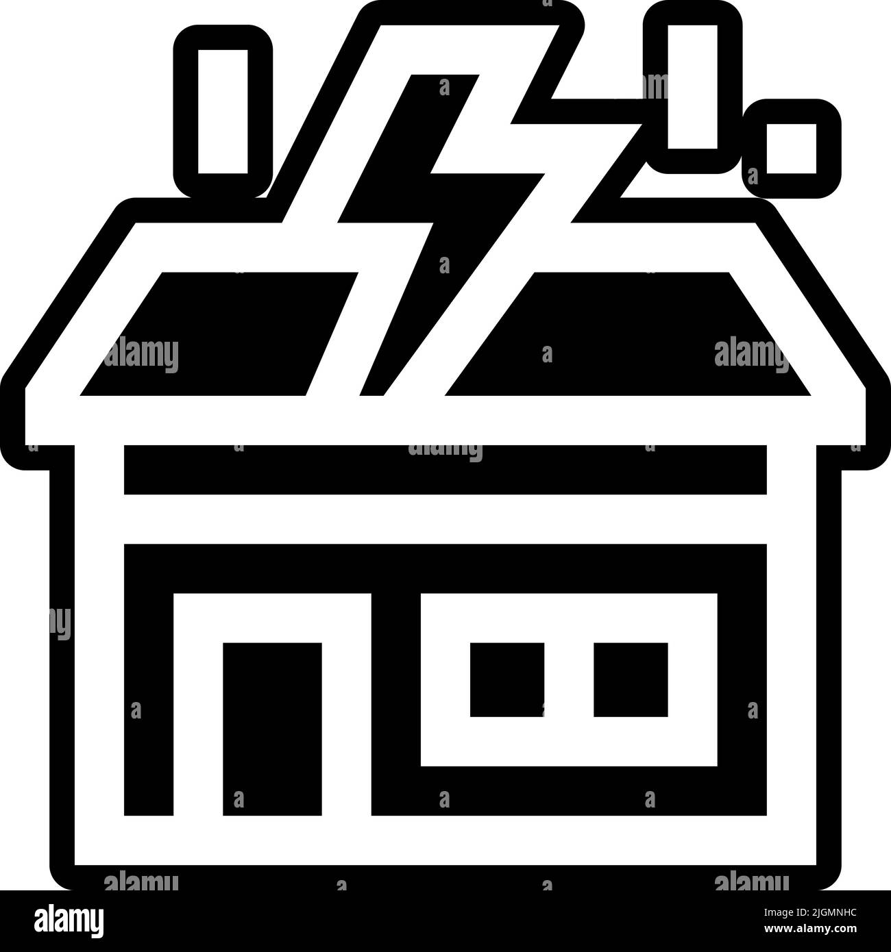 Lightning thunder tree Stock Vector Images - Alamy