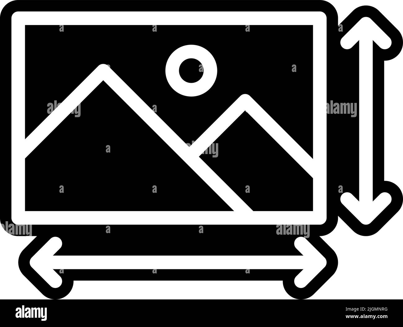 Photography resolution icon Stock Vector Image & Art - Alamy