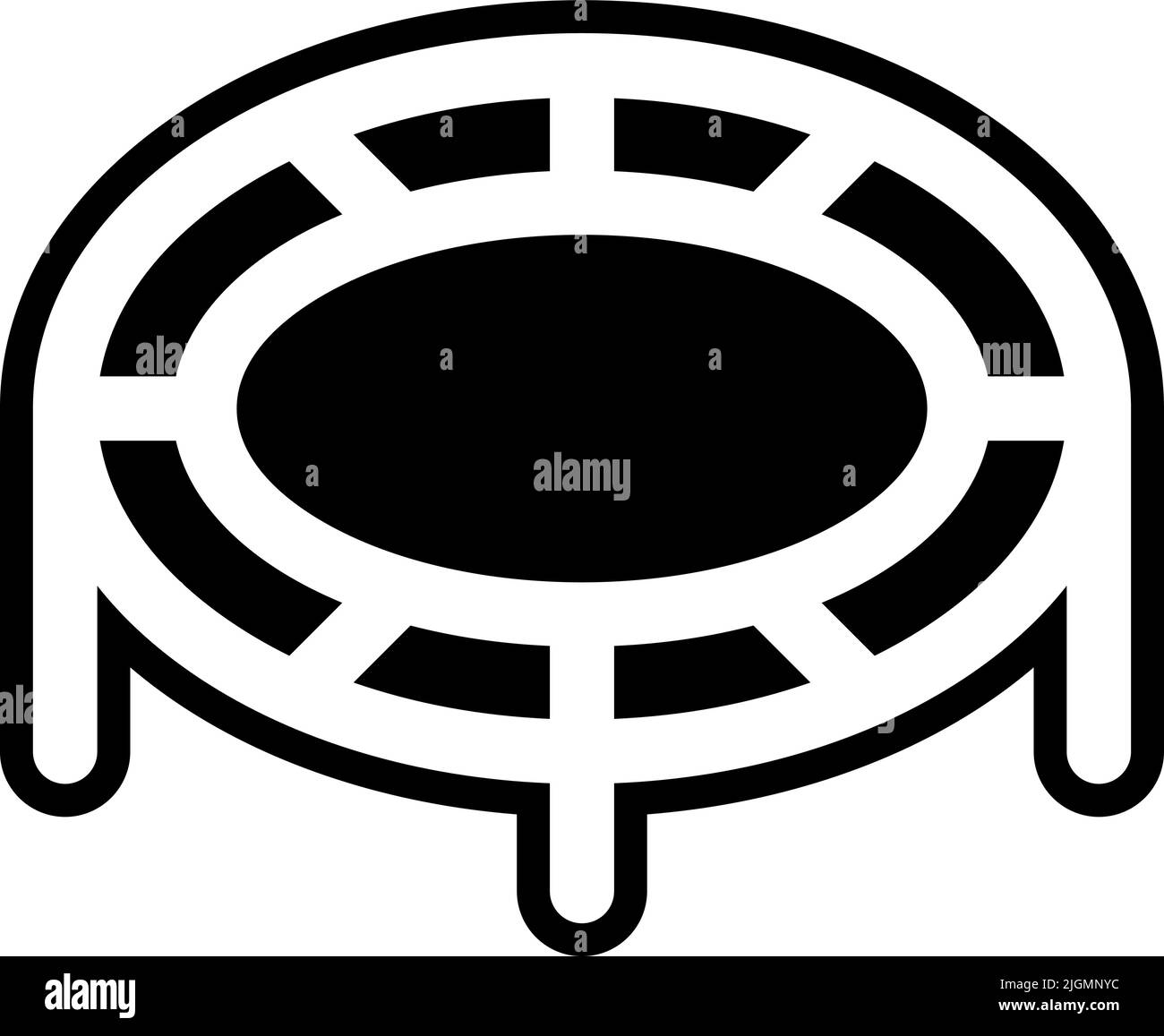 Pilates trampoline icon Stock Vector Image & Art - Alamy