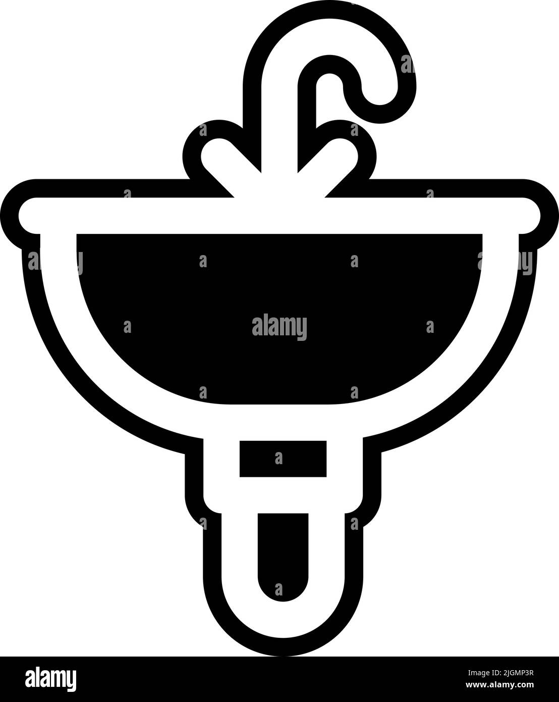 Sink icon set Black and White Stock Photos & Images - Alamy